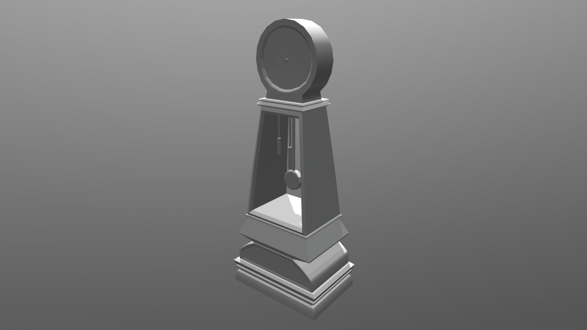 Grandfather Clock - 3D model by Maxwell Walton (@MaxwellWalton ...