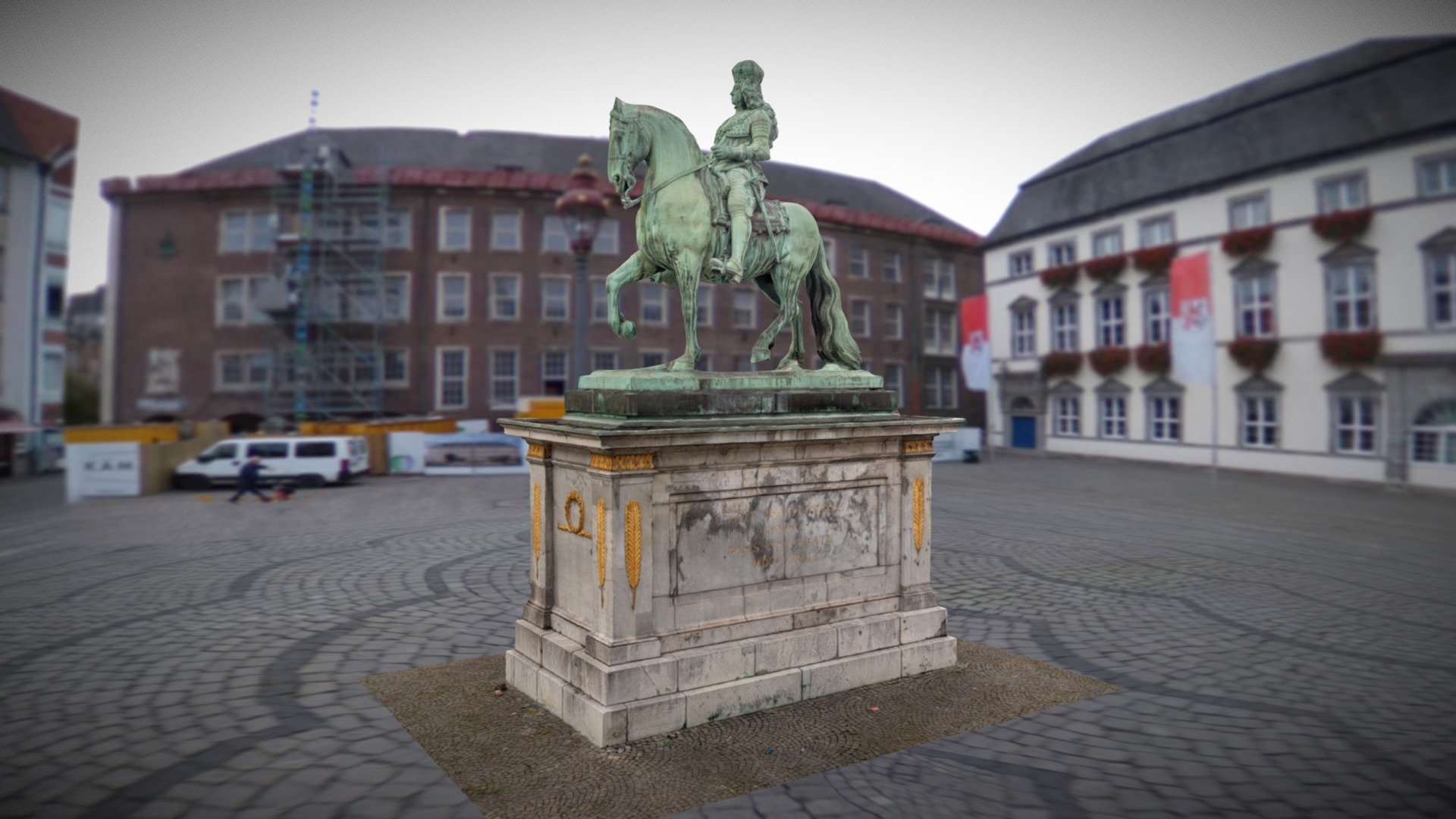 Jan Wellem - Reiterdenkmal Düsseldorf - 3D model by Kai Christmann ...