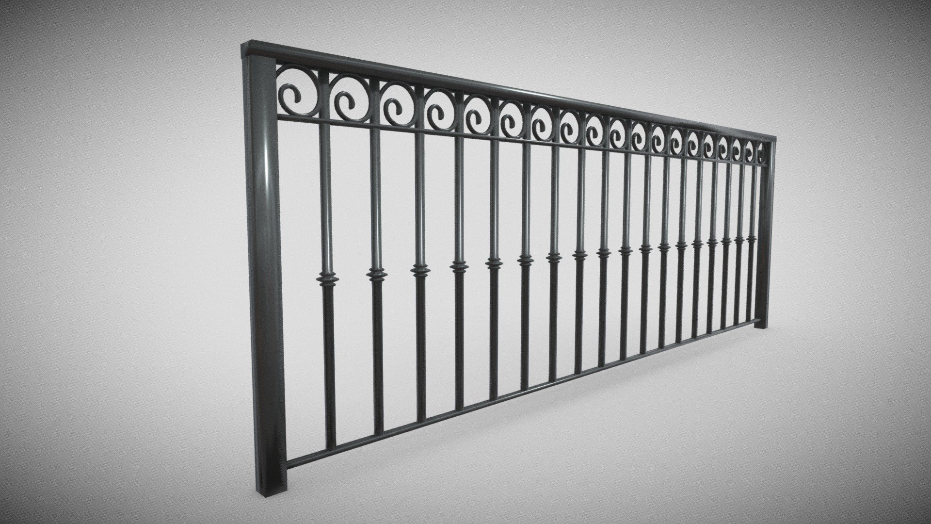 3D modern railing 07 - 3D model by nvere [da8dc32] - Sketchfab