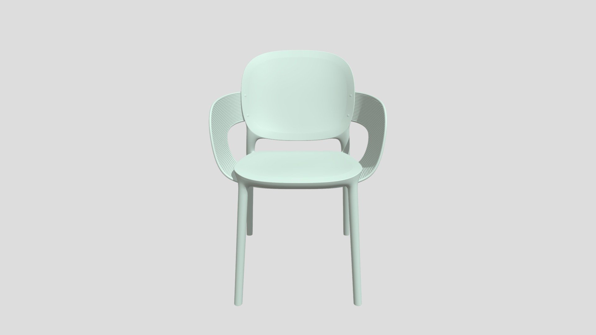 Hug Chair | Seafoam - 3D model by interracontract [da8ef44] - Sketchfab