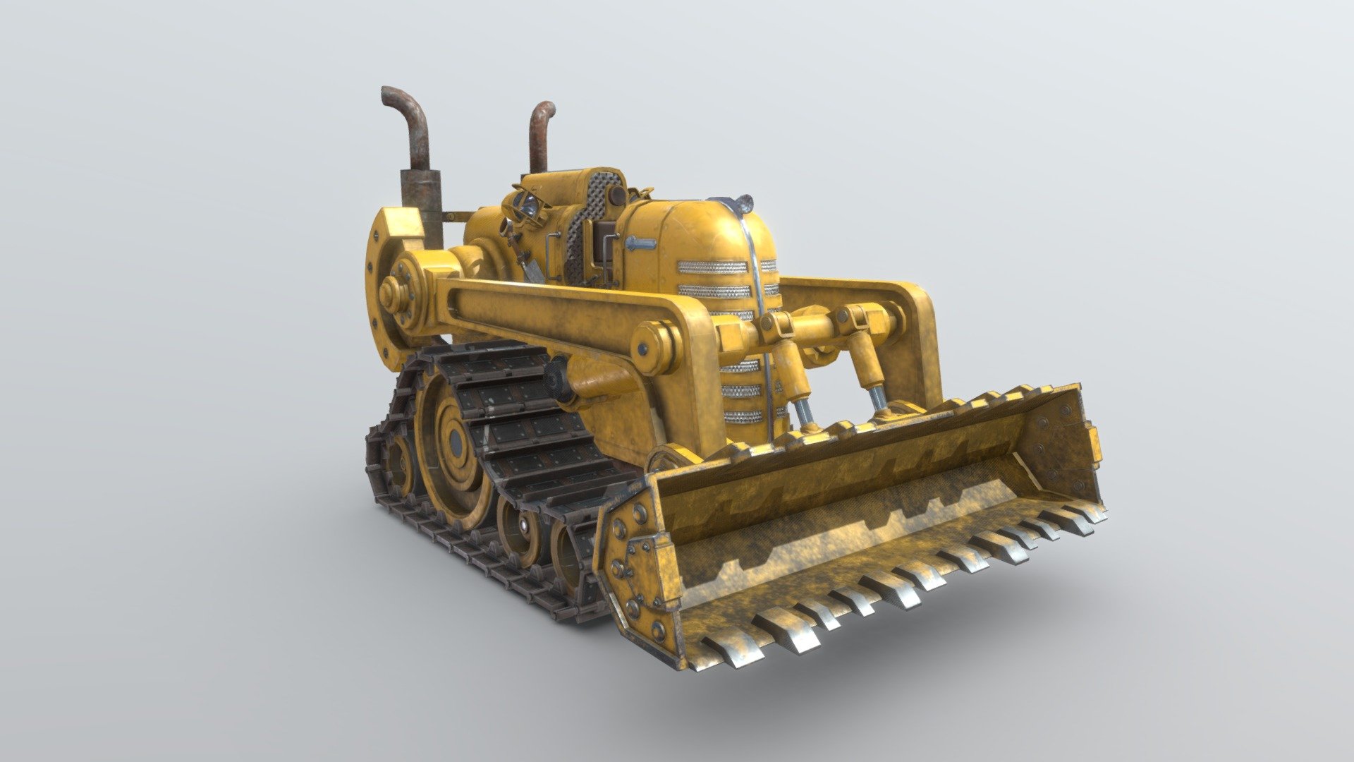 Stylized Front Loader - 3D model by DrawnPixel [da8ff00] - Sketchfab
