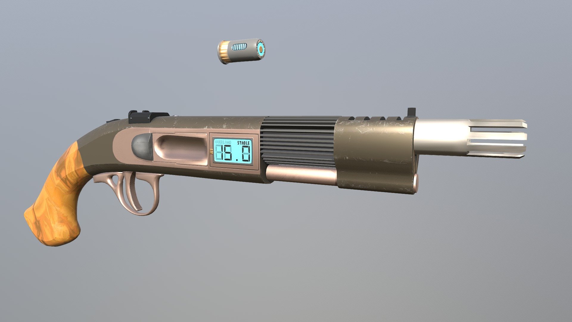Laserlock pistol - 3D model by smokefumus [da90ddb] - Sketchfab