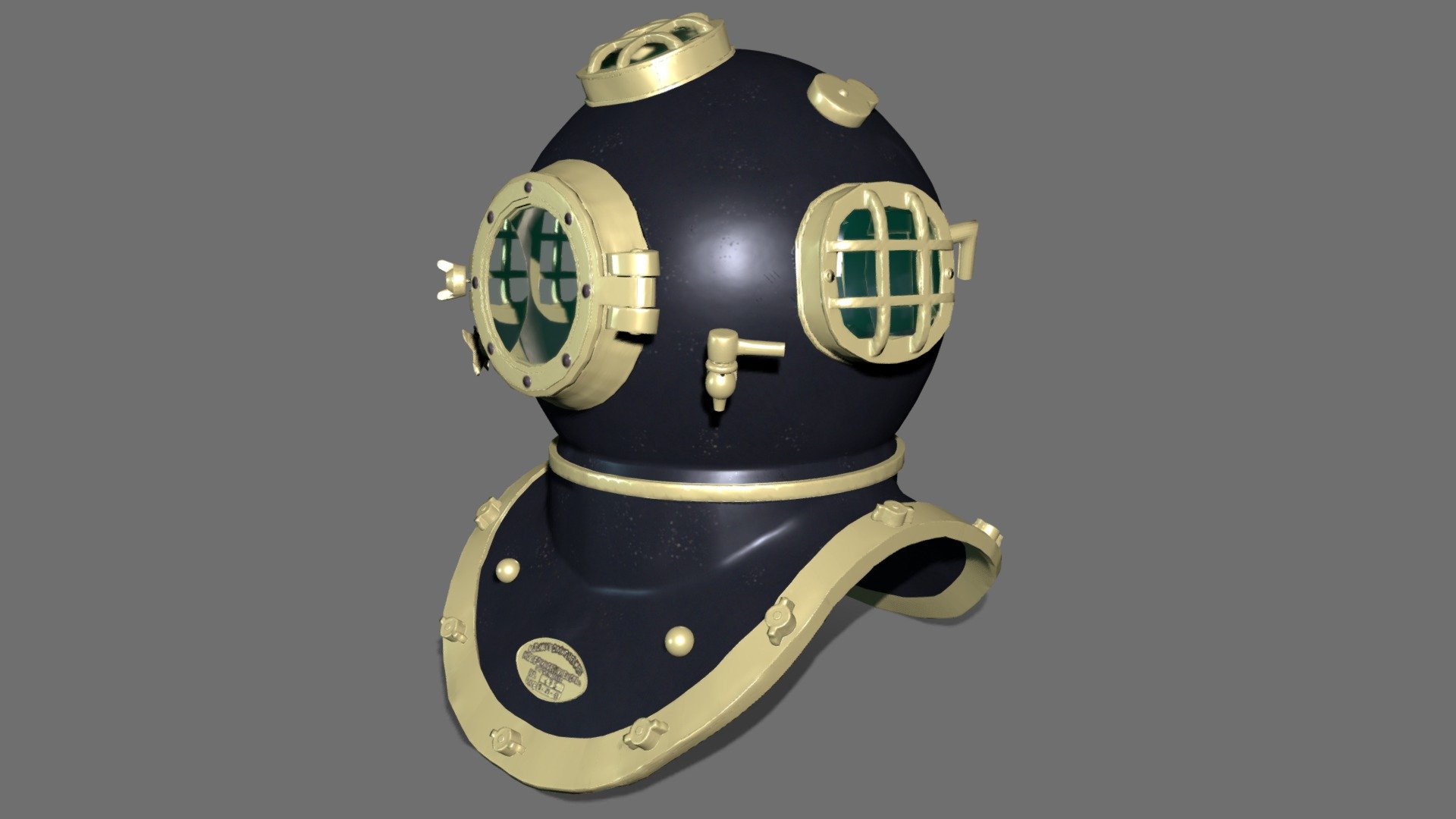 Scuba Diving Helmet - 3D model by jddubois [da90ff2] - Sketchfab