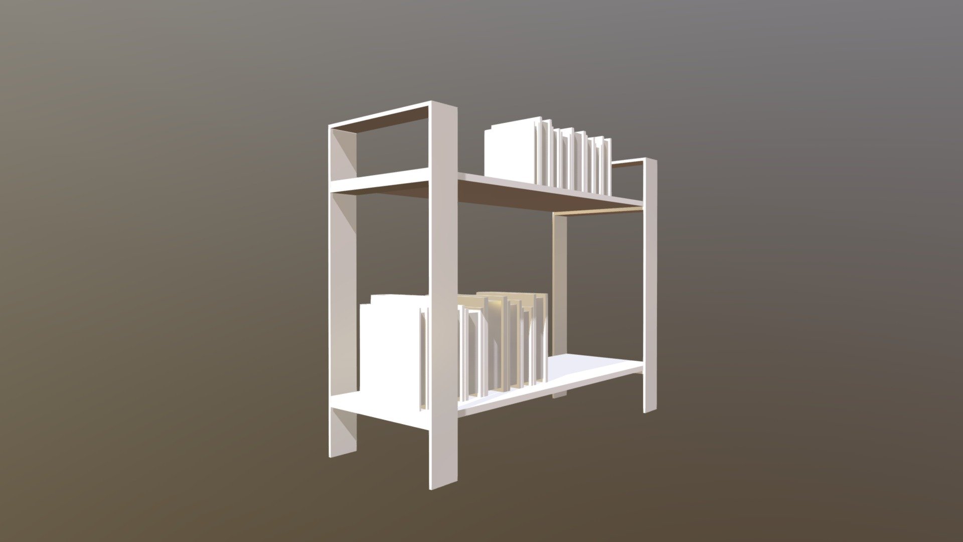 Bookshelf - 3D model by dimaswisodewo [da911ef] - Sketchfab