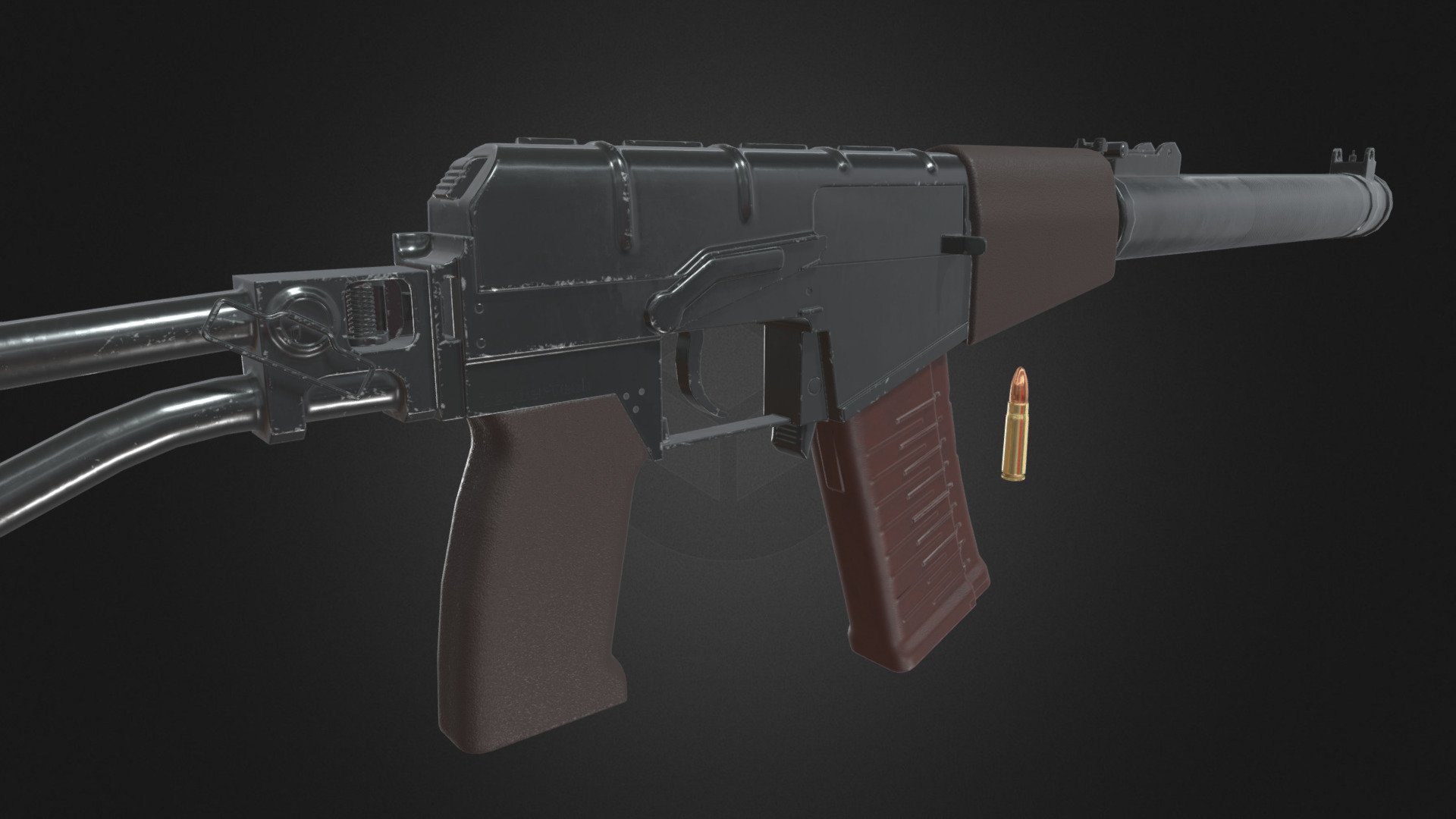 AS Val [GAMEREADY] - Download Free 3D model by Zender (@ZenderRFZ ...
