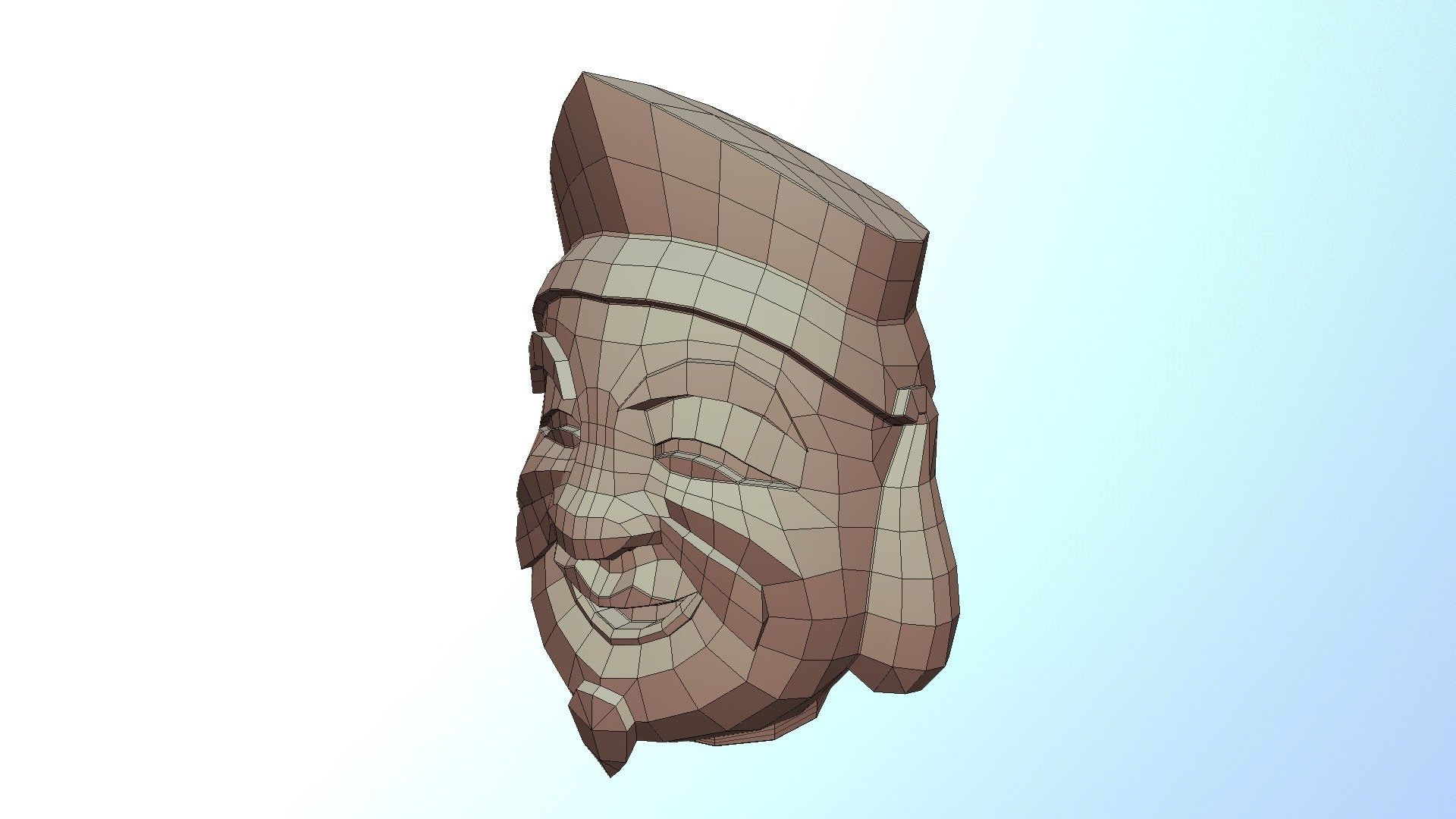 Ebisu Lowpoly - 3D model by cosmes (@takat) [da93ac0] - Sketchfab