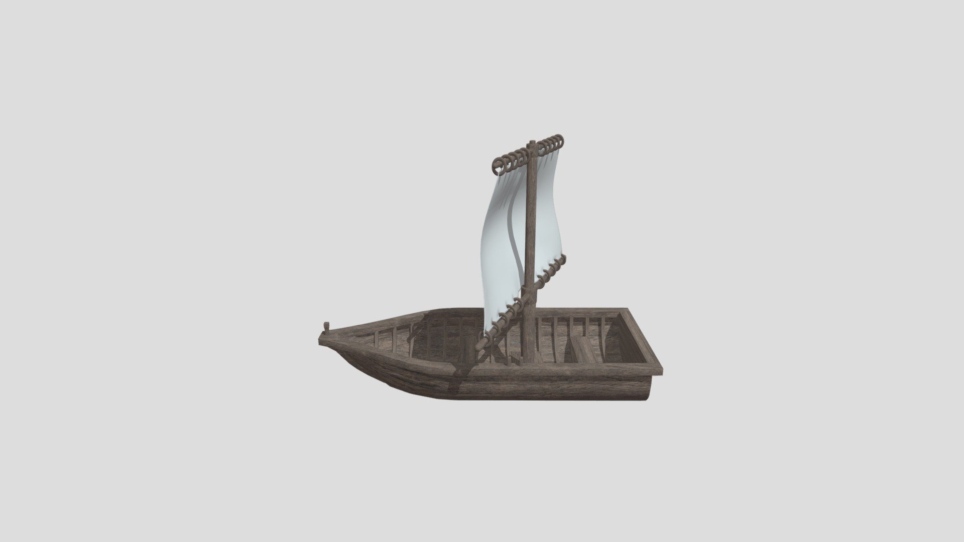 Sailboat with a rectangle mast - 3D model by LCA123 [da93f2b] - Sketchfab