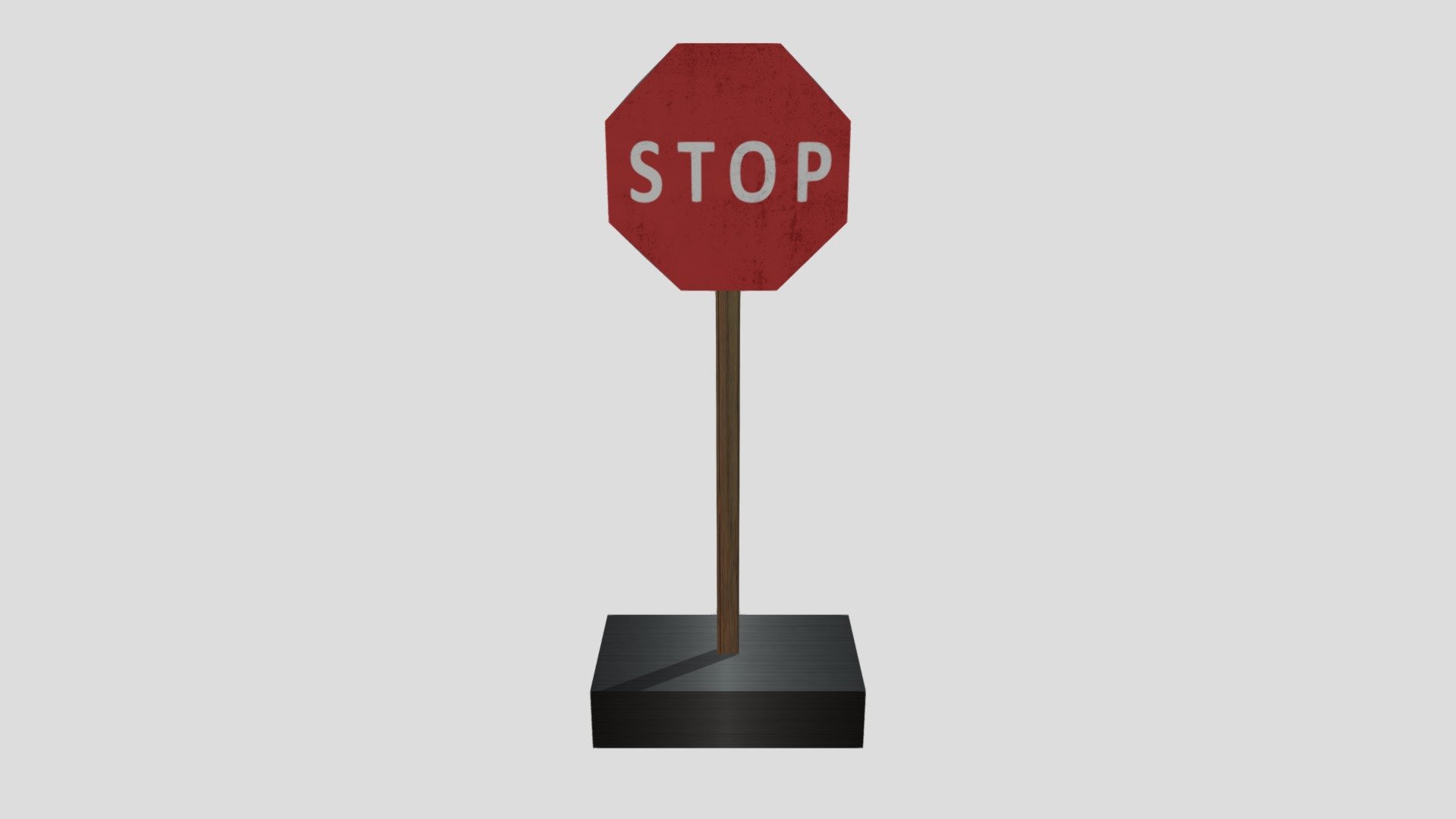 Stop Sign Final - Download Free 3D model by rwheeless [da93f35] - Sketchfab