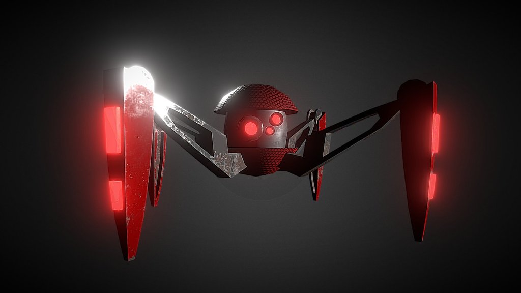 Kamikaze Explosive Space Droid - 3D model by Thiago Ferraro ...