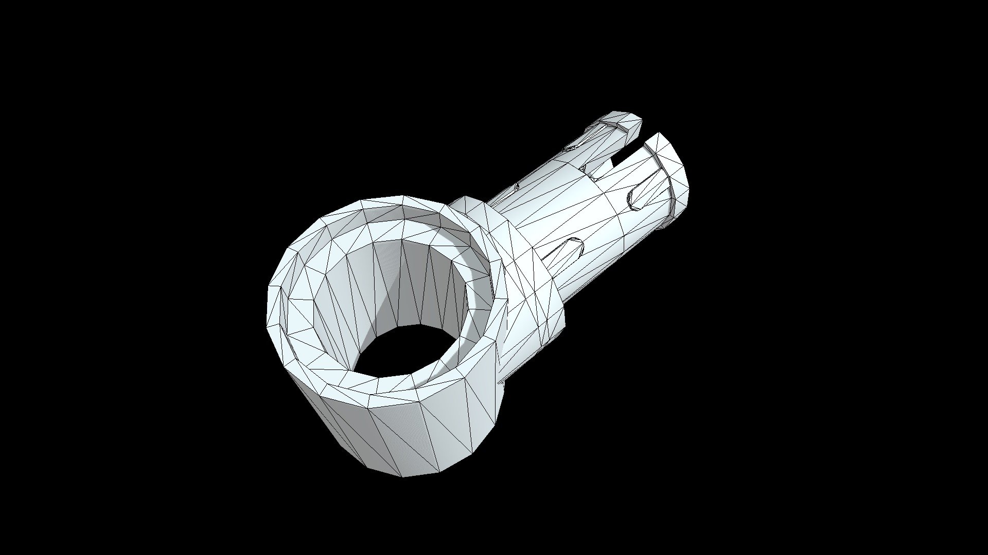 Pin with Friction Ridges and Pin Hole - 3D model by 2XstreamRobotics ...