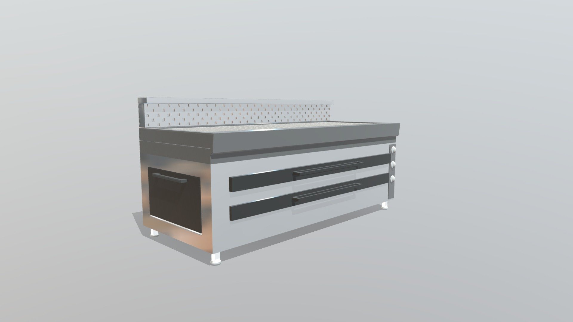 barbecue grill - 3D model by ouais alkhdoor (@ois2alkhdoor) [da96be4 ...