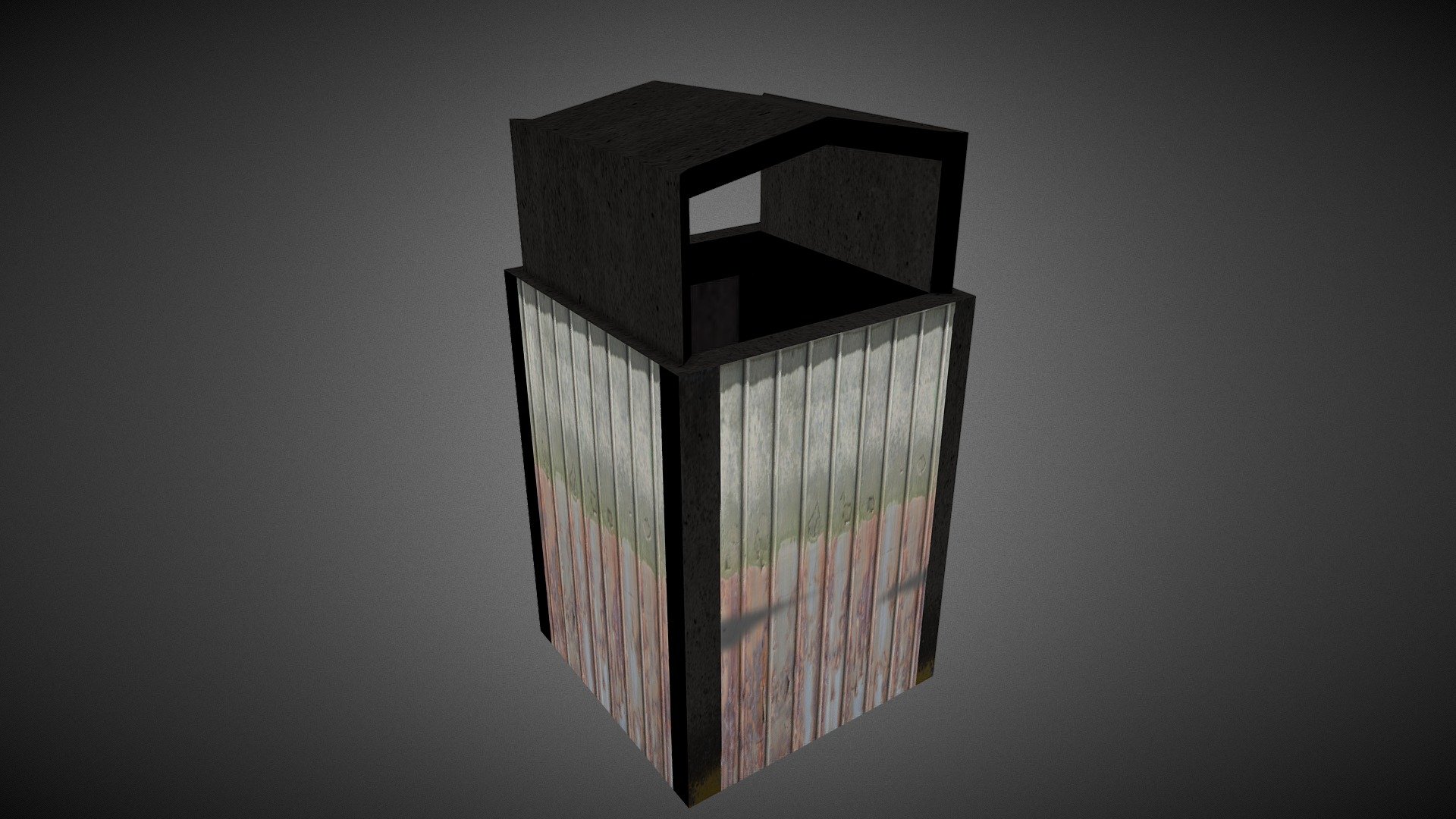 Public Trash Bin - Download Free 3D model by BarrySArt [da977bd ...