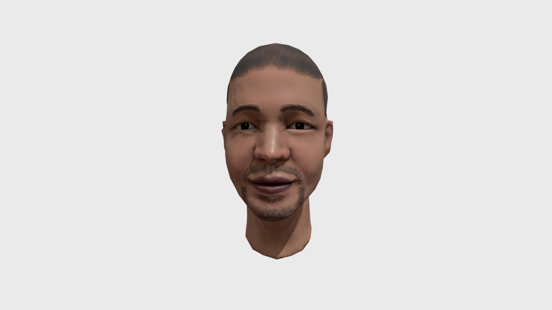 Asian Male Head - Download Free 3D model by Maks Sokolowski ...