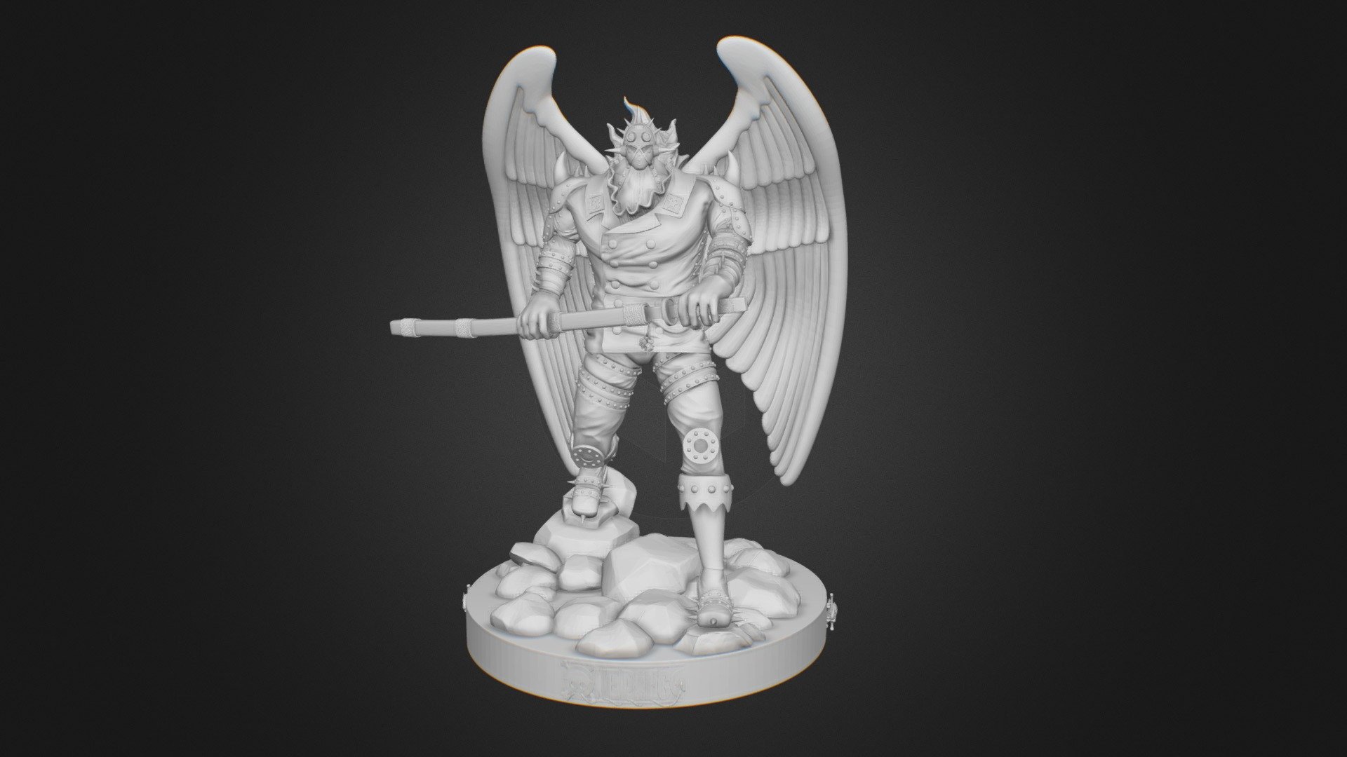 King the Conflagration - One Piece - Buy Royalty Free 3D model by ...