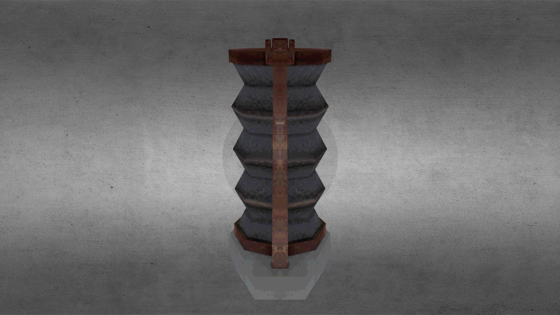 Forge Bellows Animated Hand-Painted PSX/PS1 - 3D model by ...