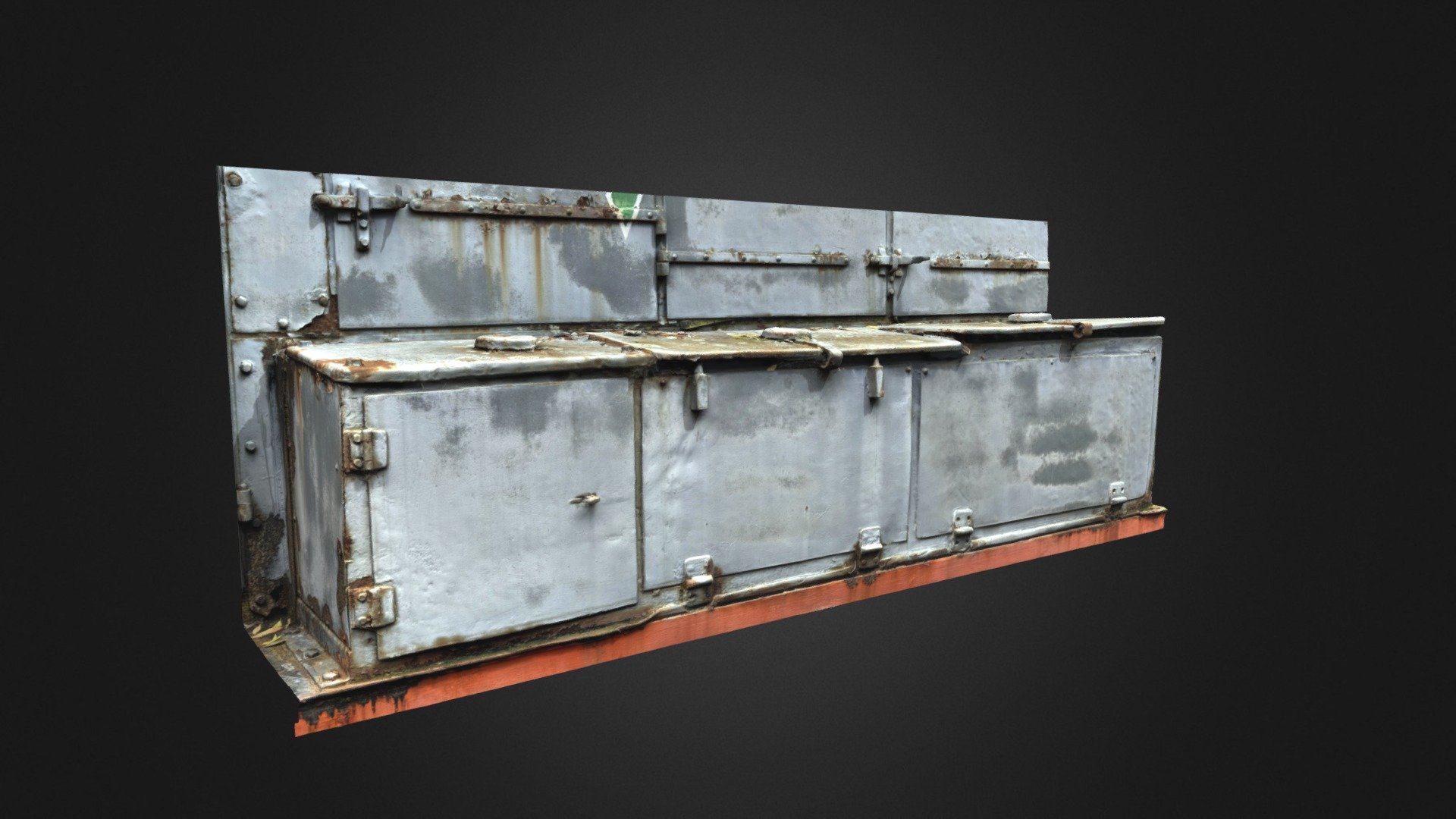 Rusty Metal Box - Download Free 3D model by craggle [da9bdec] - Sketchfab