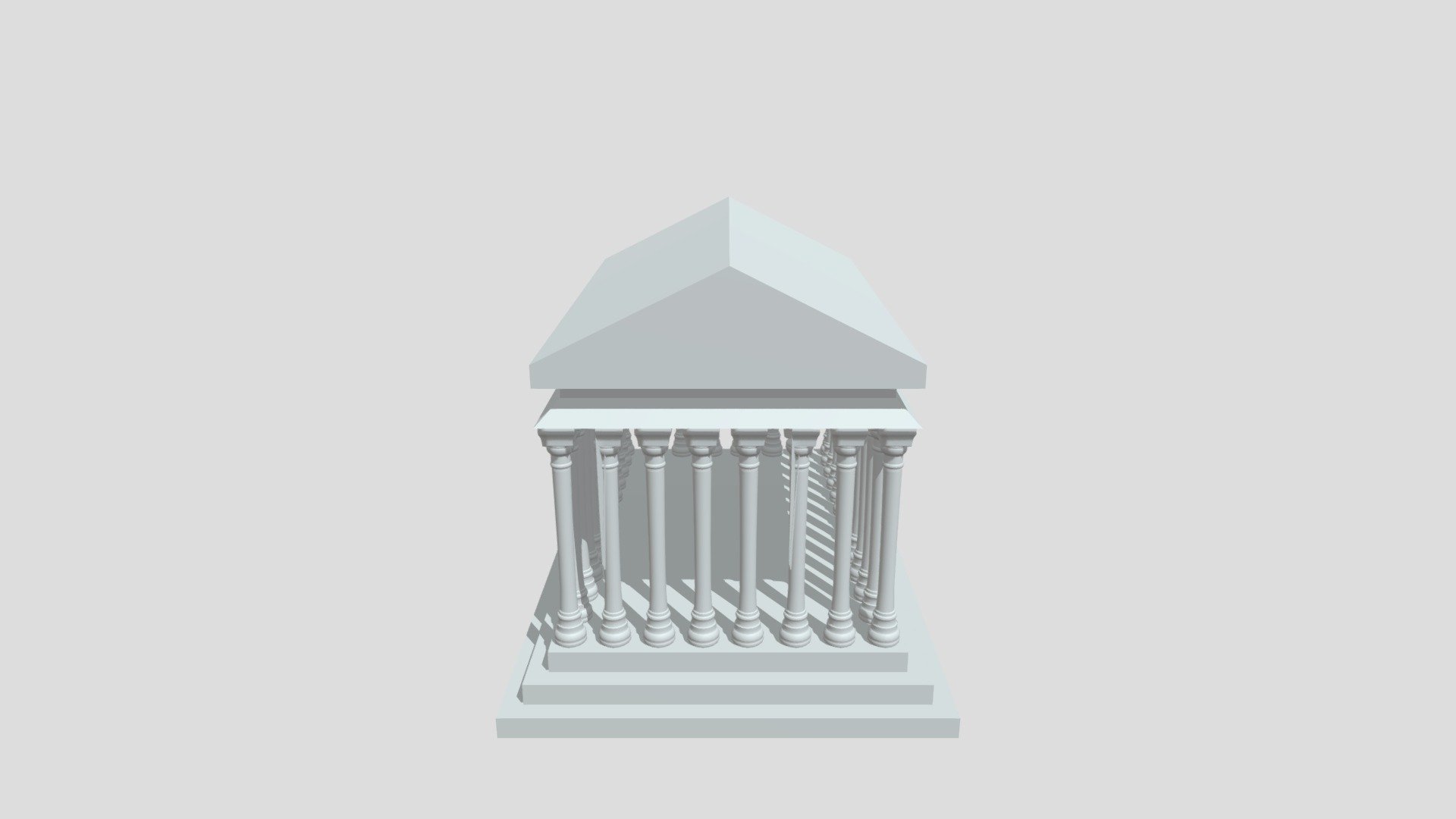 Pillar Project - Zeus's Temple Hercules - Download Free 3D model by ...