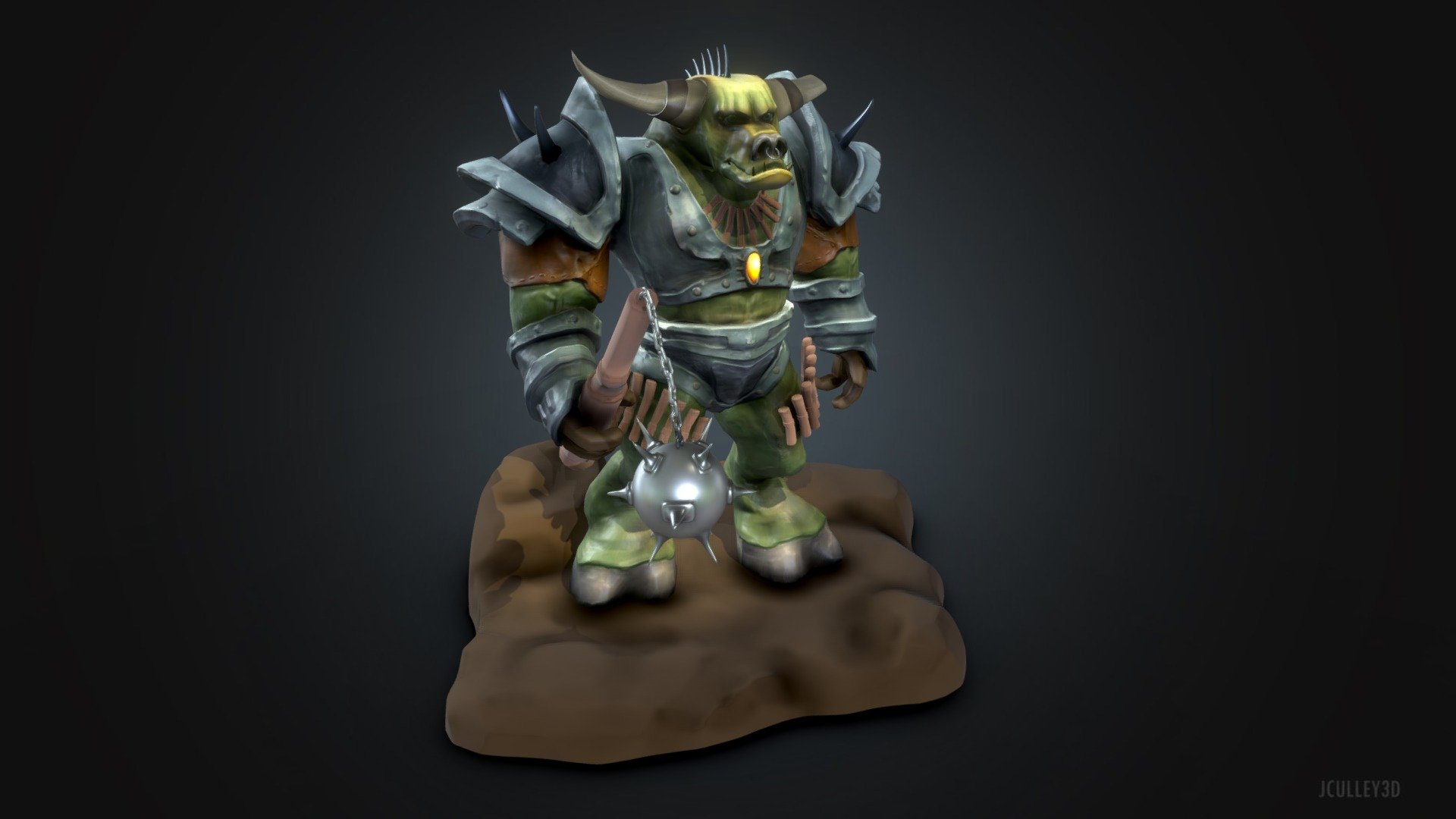 Hand Painted World of Warcraft Low poly Tauren - Buy Royalty Free 3D ...