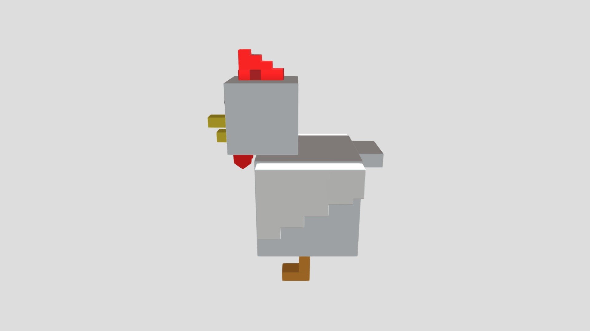Low Poly Chicken - 3D model by norvilledoo [da9dcb0] - Sketchfab