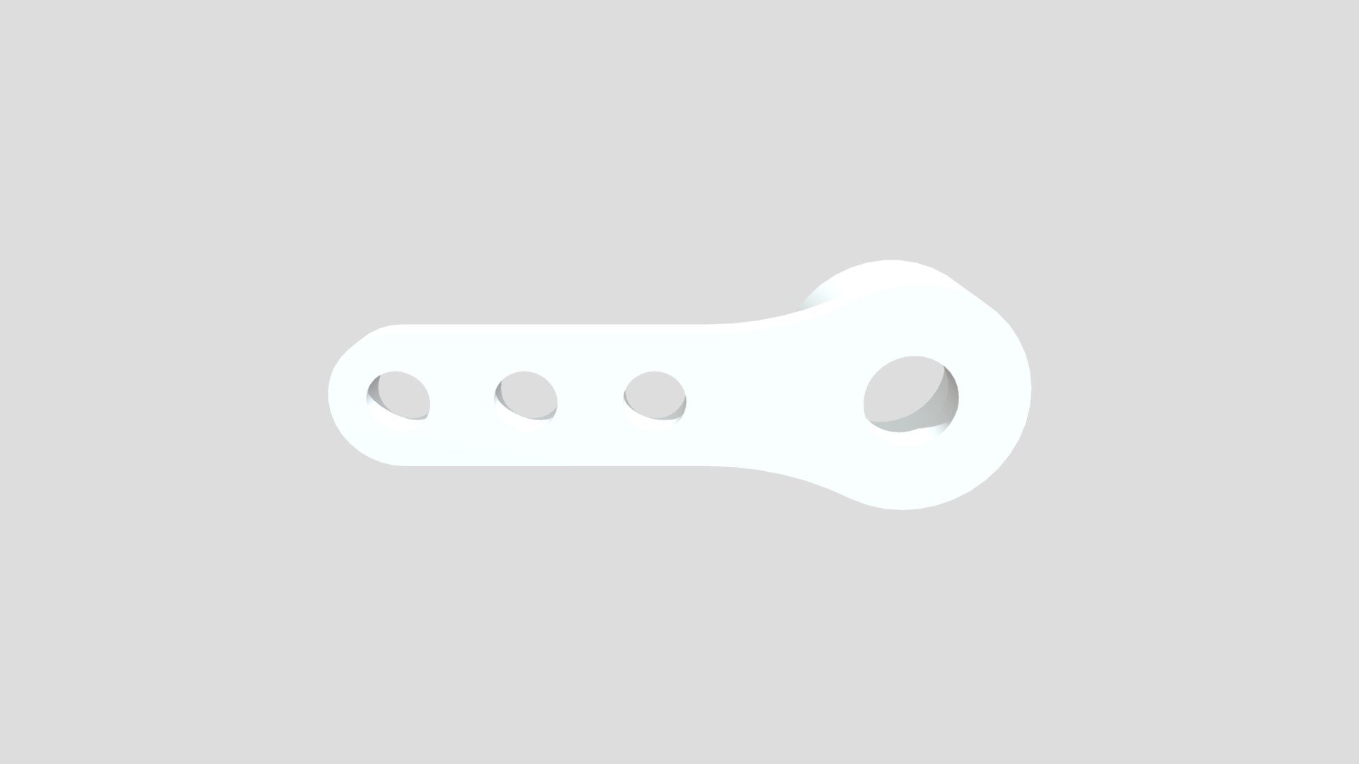 Servo Arm, 1.5mm Holes - Download Free 3D model by COverton [daa01d2 ...