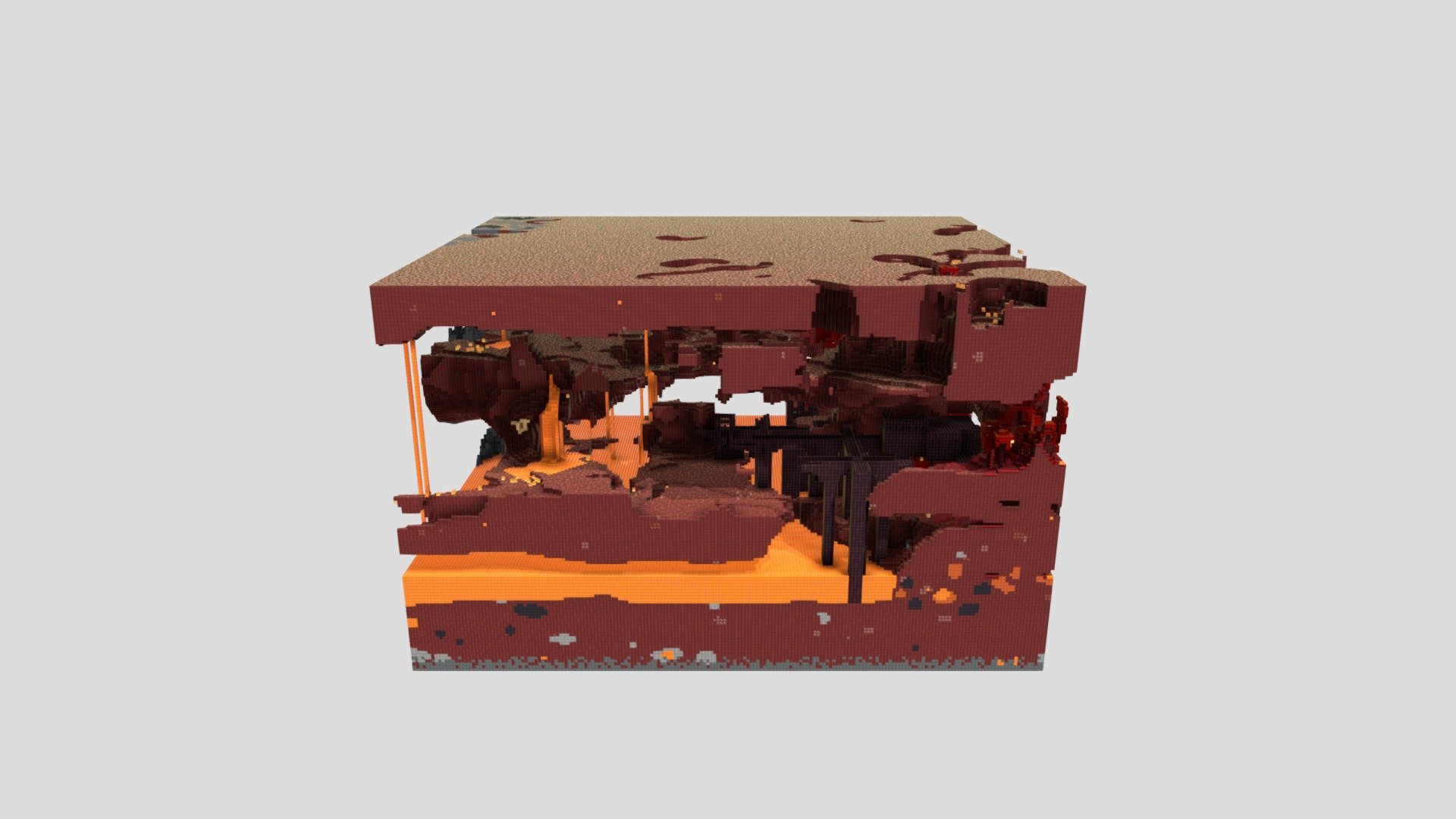 Nether - Minecraft - Download Free 3D model by trmhtk2 [daa0ba9 ...