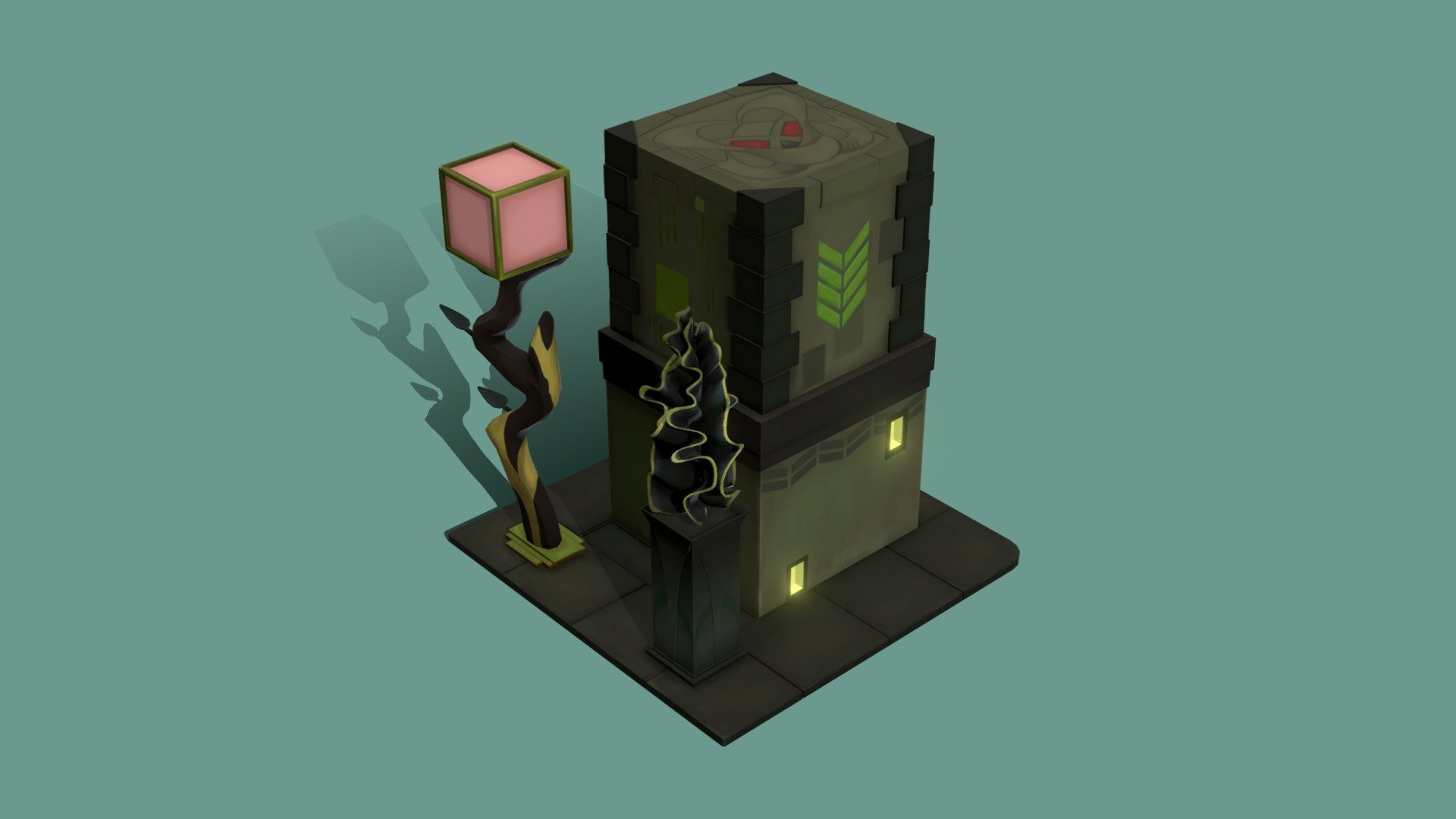 Transistor Building - 3D model by carlospizzisalas [daa0f06] - Sketchfab