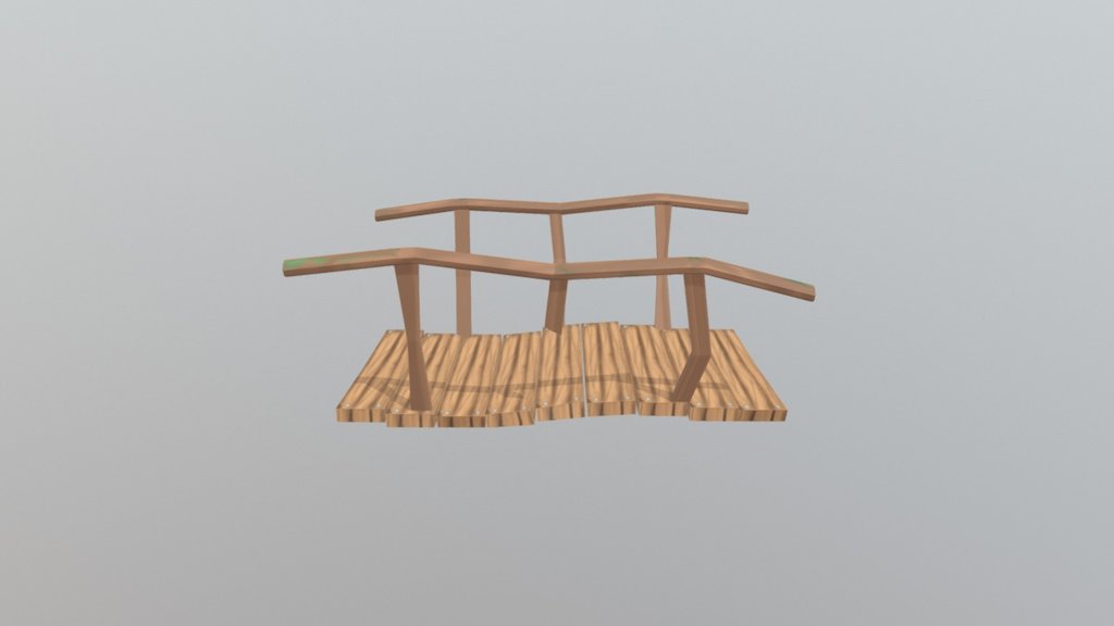 Wood Bridge - 3D model by RavenArt (@ravenspinx) [daa2613] - Sketchfab