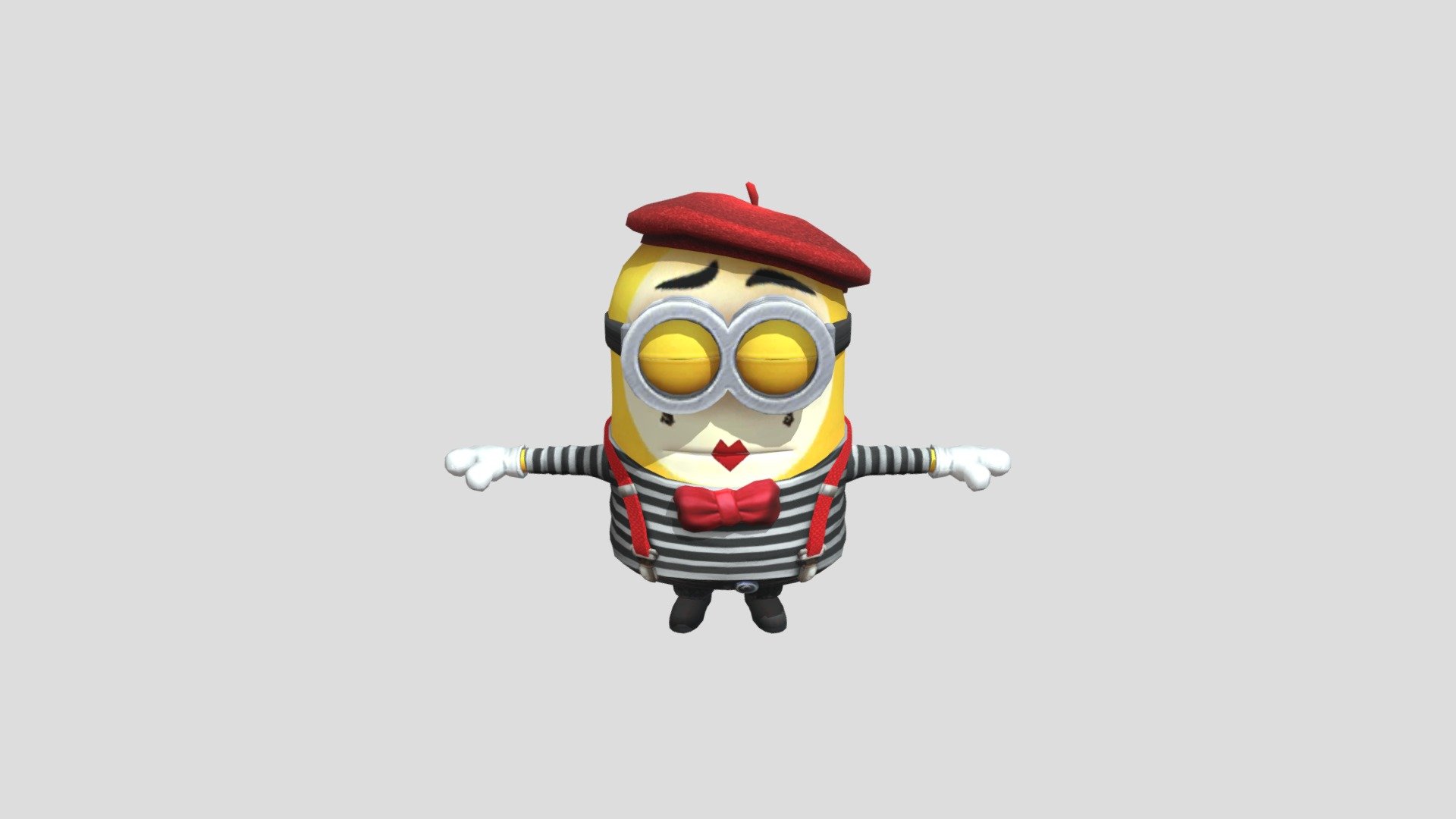 Minion Rush - Mime - Download Free 3D model by MinionRusher (@TheMinionRusherDude) [daa2f0f ...