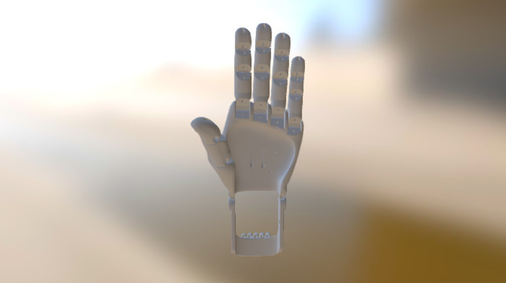 Flexy Hand 2 Render - 3D model by mindfulplastic [daa556b] - Sketchfab
