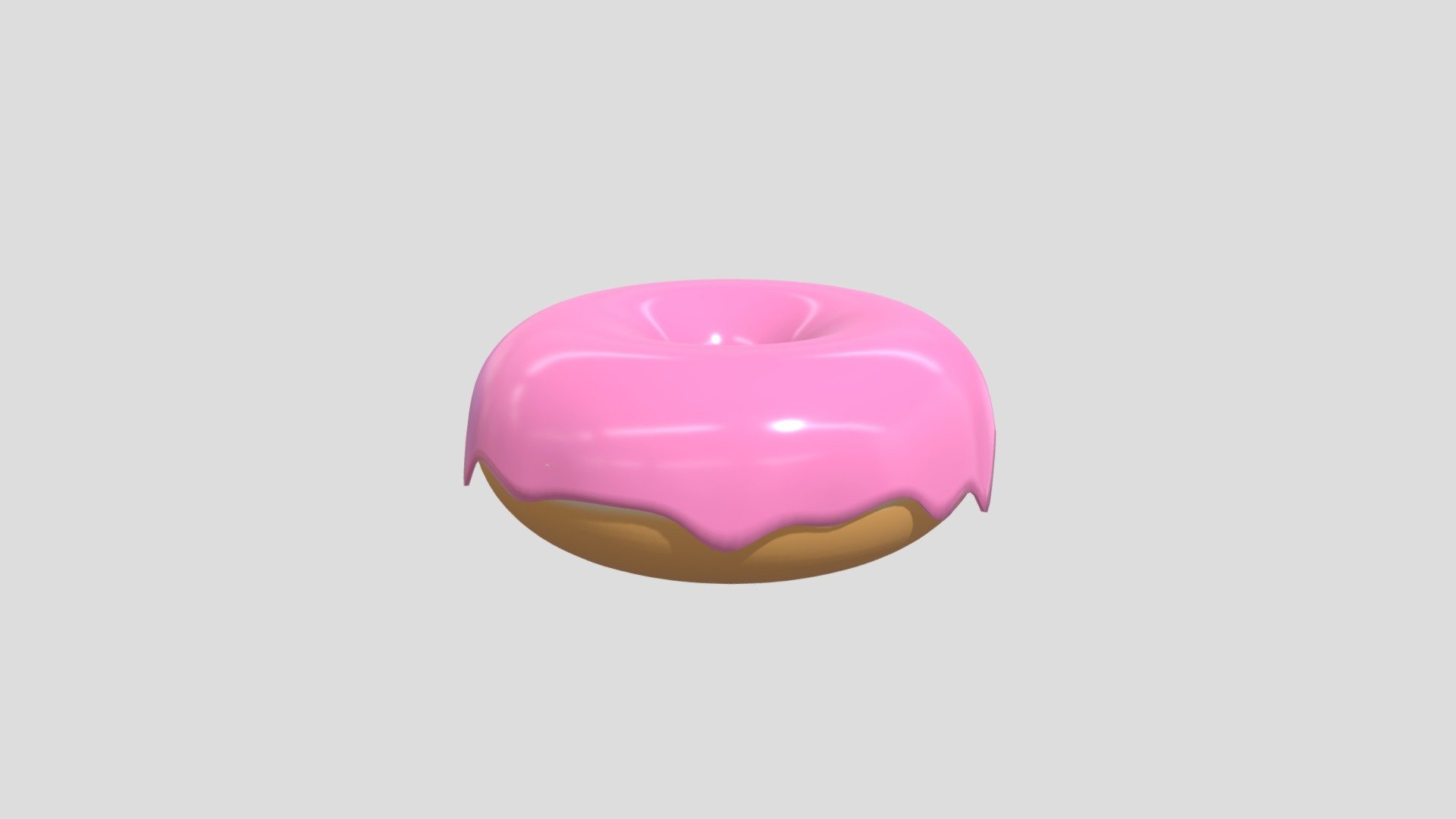 Simple Donut - 3D model by EnchiladaPreston [daa5672] - Sketchfab