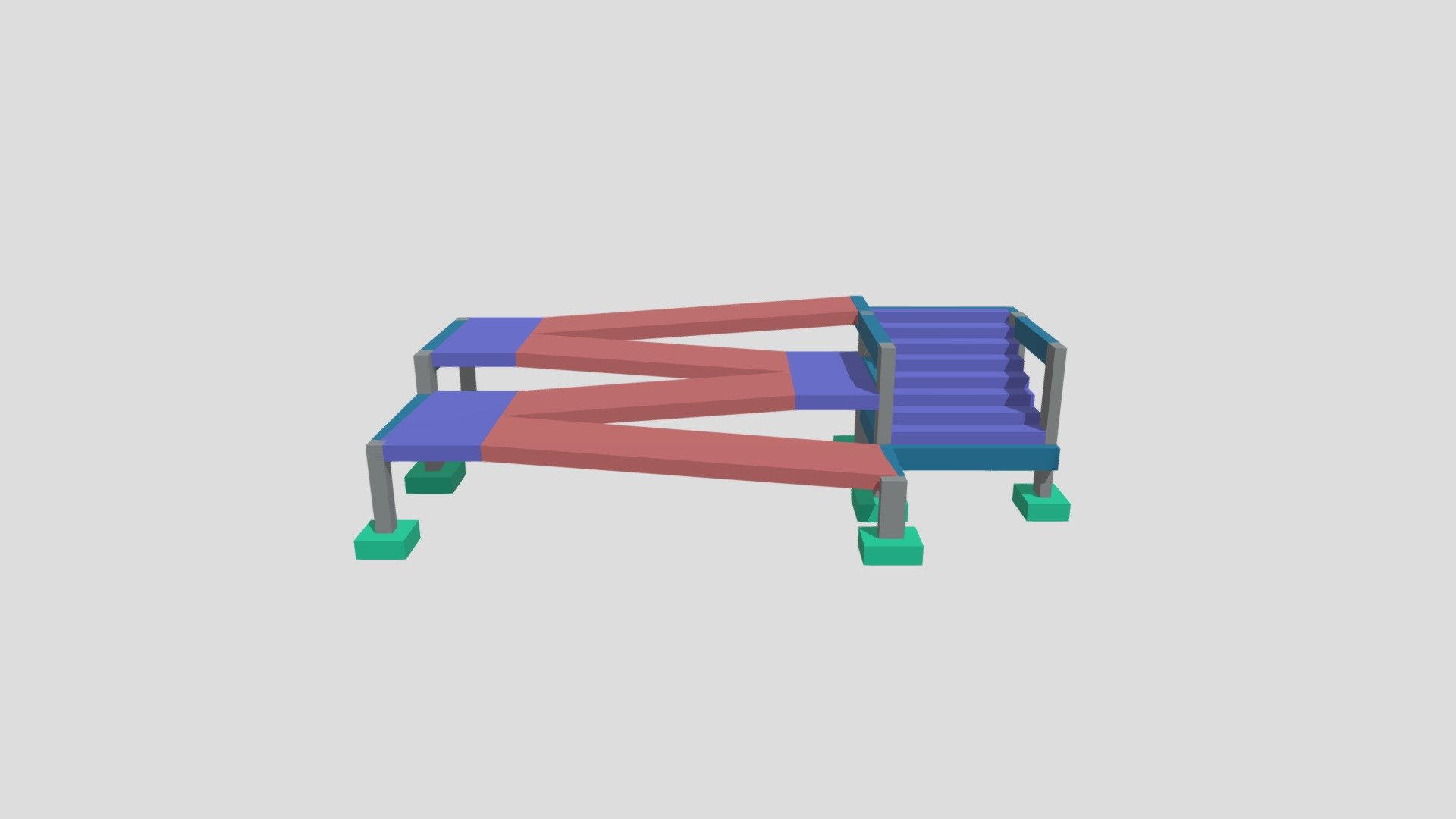 Escada E Rampa 3d - 3D model by janailtonmilanez [daa5f10] - Sketchfab