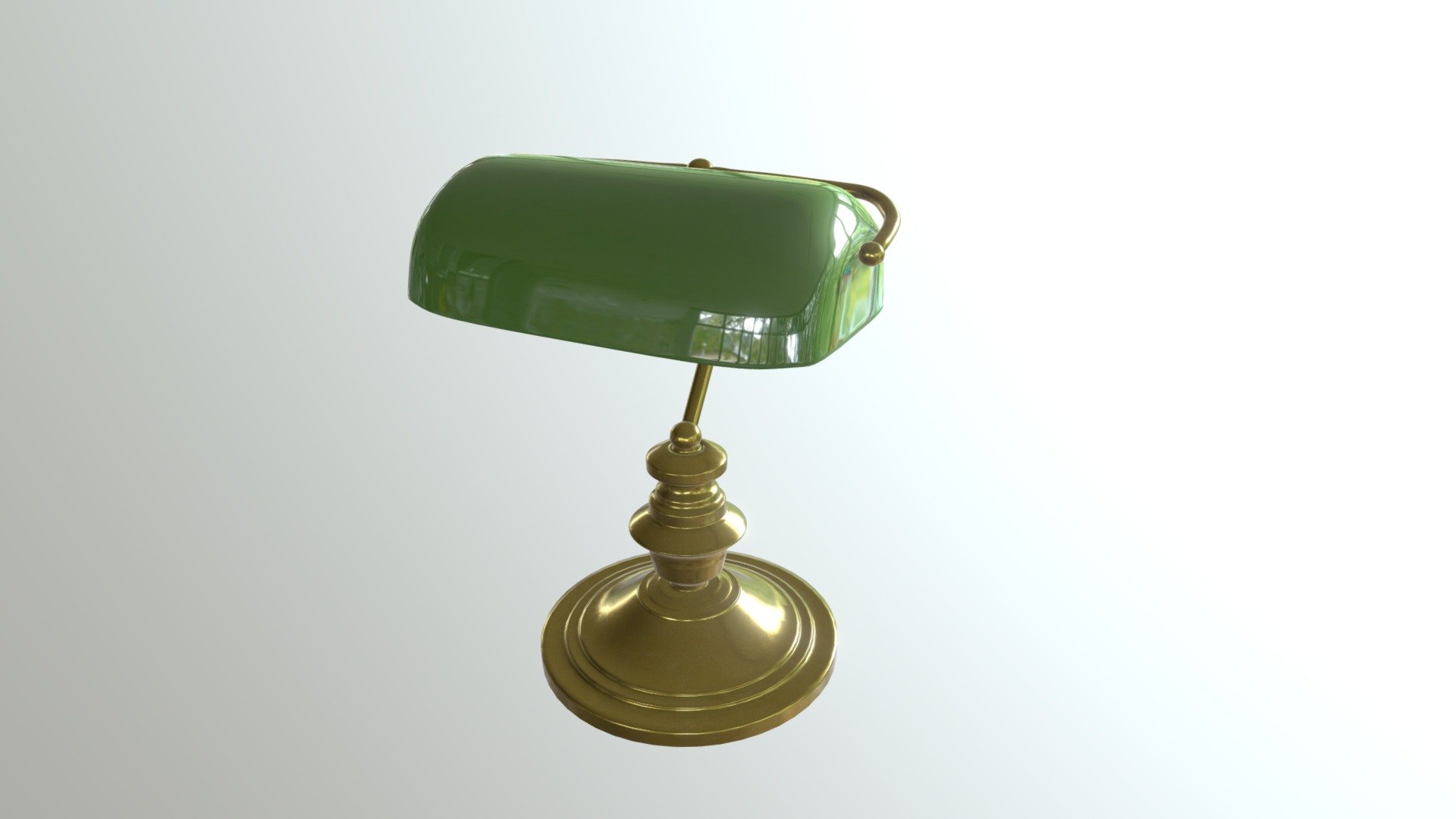 Green Lamp - Download Free 3D model by spooneystone [daa8a54] - Sketchfab