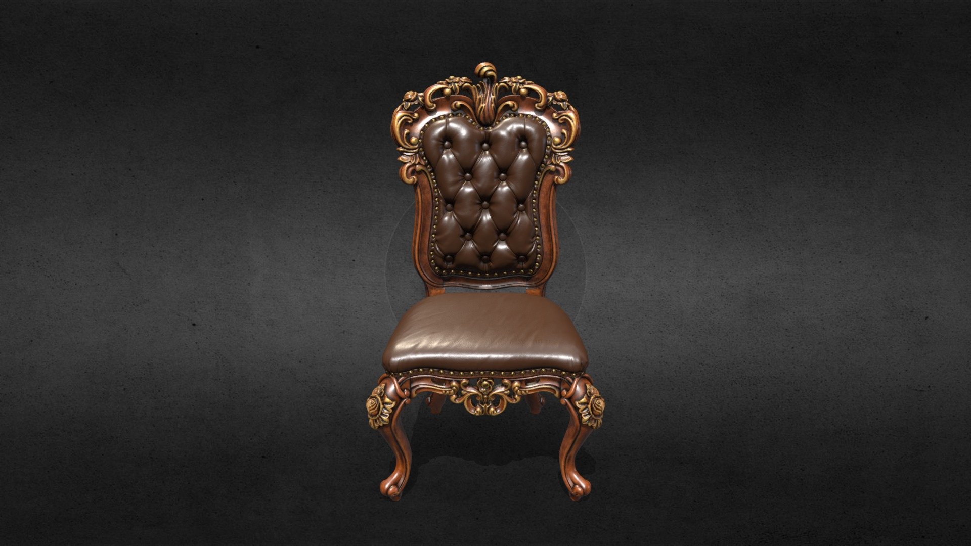 Classical dining chair - Buy Royalty Free 3D model by Weifeng.Qin ...