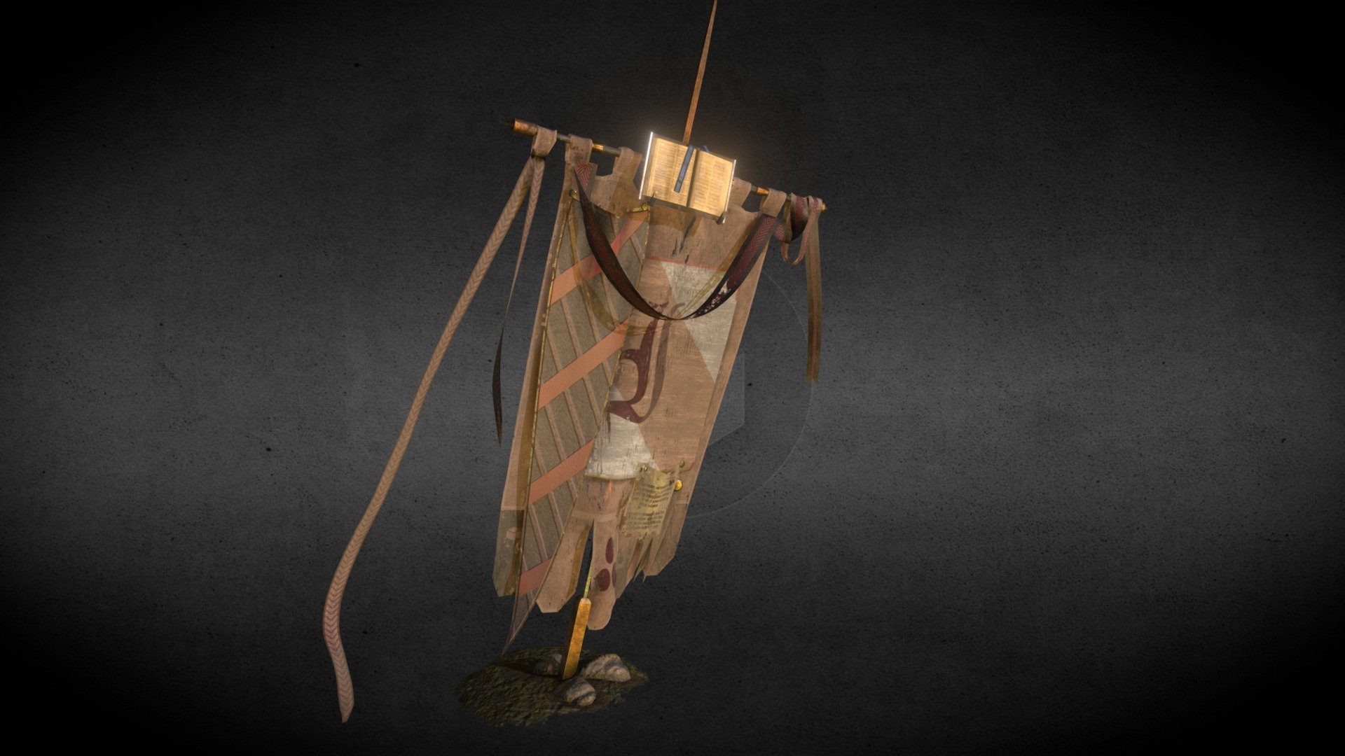War Banner - Download Free 3D model by iceboxX708 [daa9542] - Sketchfab