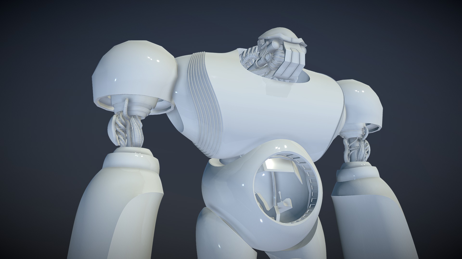 Mechzilla WIP - PBR - 3D model by AleinInDLand [daa9b00] - Sketchfab