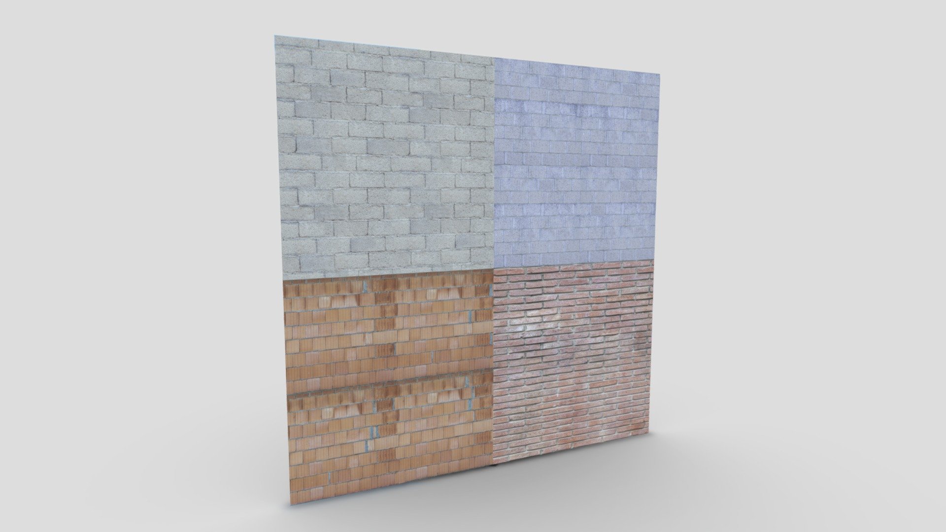 Brick wall textures pack 6 - Buy Royalty Free 3D model by 32cm [daaa1d1 ...