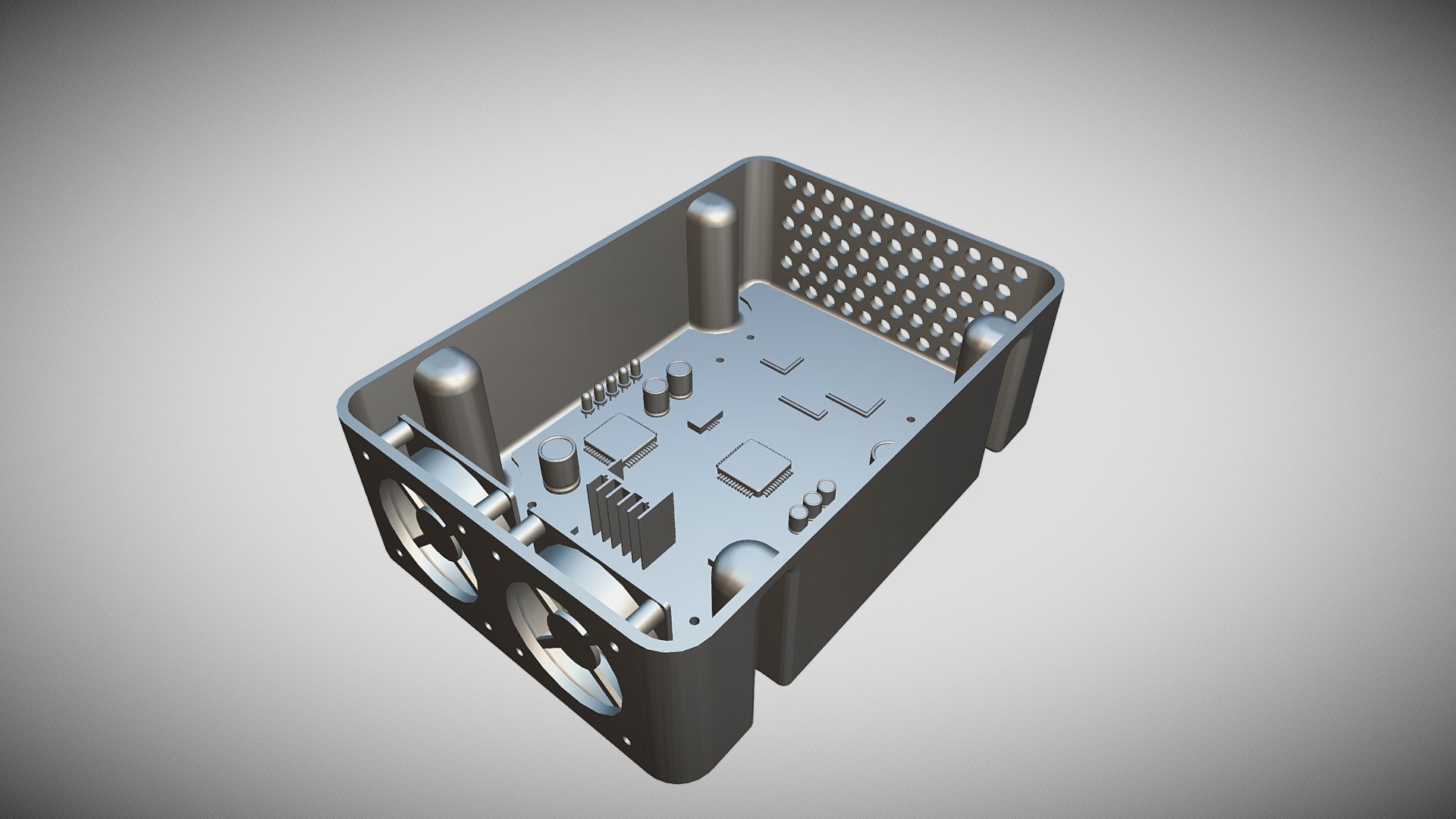 PCB with housing - Download Free 3D model by AnsysLearn [daaa577 ...