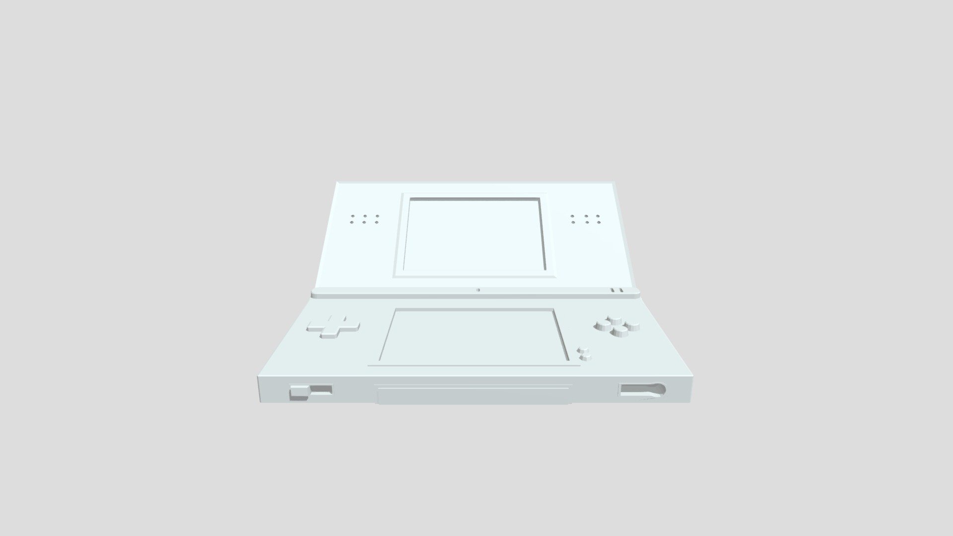 Nintendo DS Lite - 3D model by Antonia James (@antonia-james) [daadfe3 ...