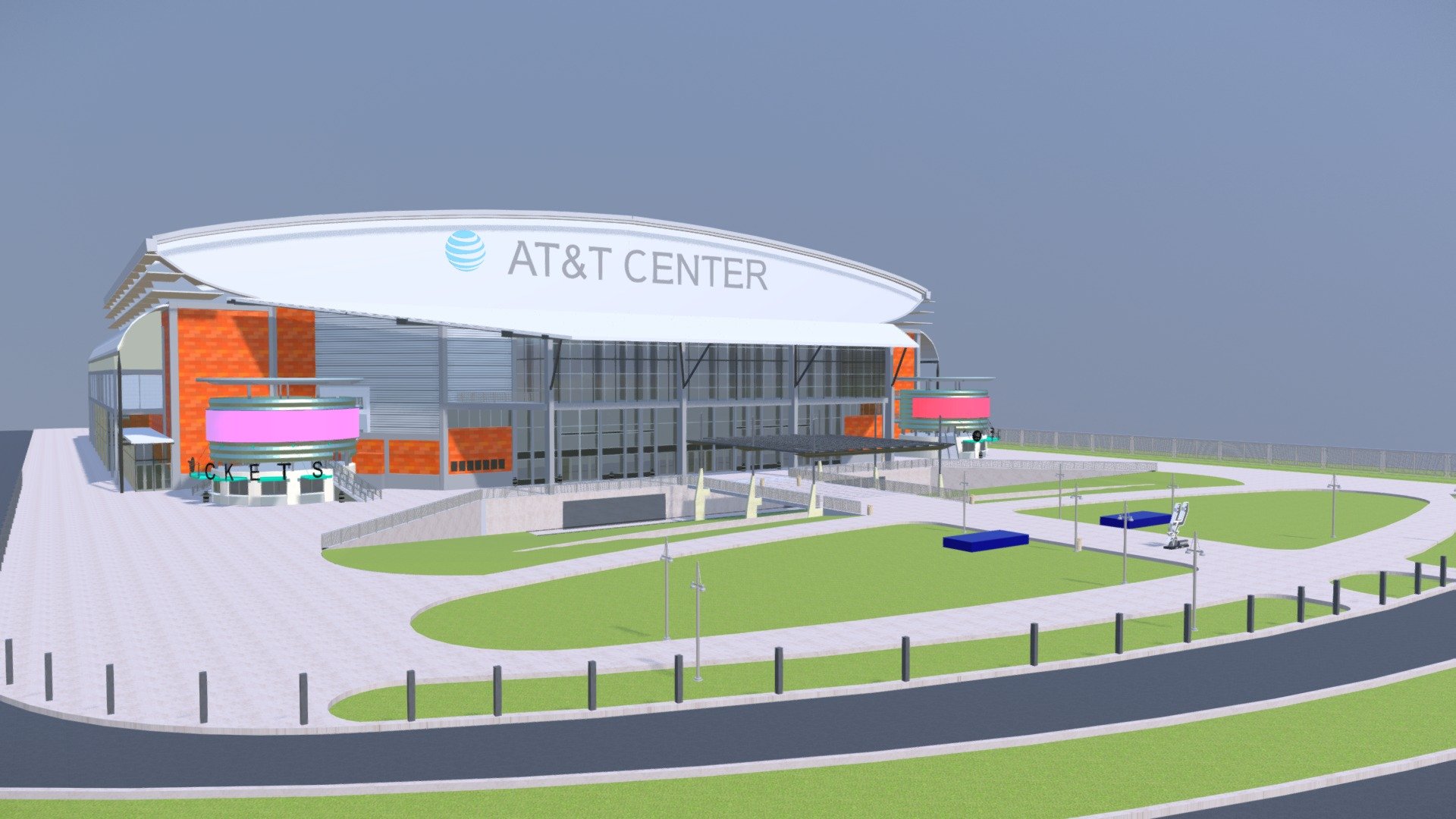 AT&T CENTER - 3D model by Titan Sign Company (@TitanSignCompany ...