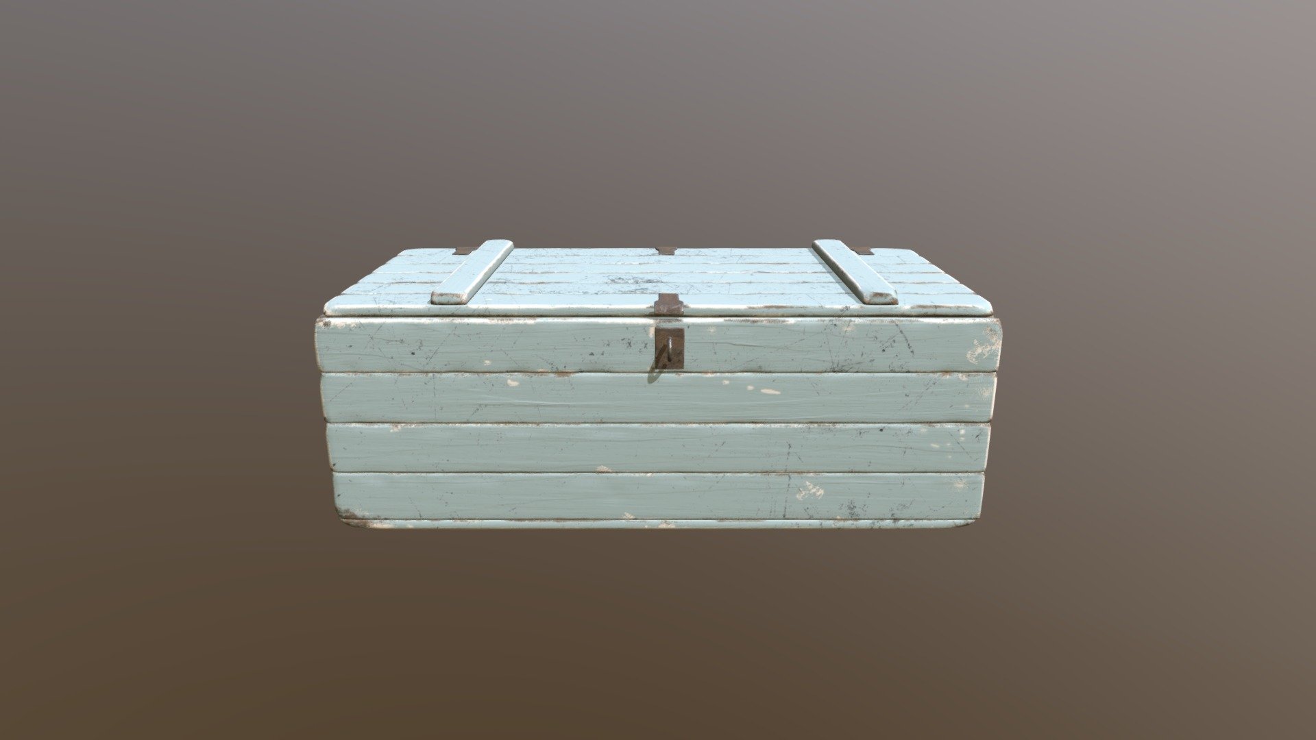 Blue Wooden Box - 3D model by stratoprado [dab059e] - Sketchfab