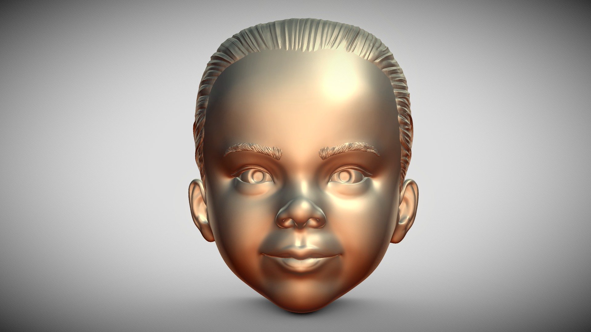 Baby Face Pendant - 3D model by fiverr_gustavoavila3d [dab15ae] - Sketchfab
