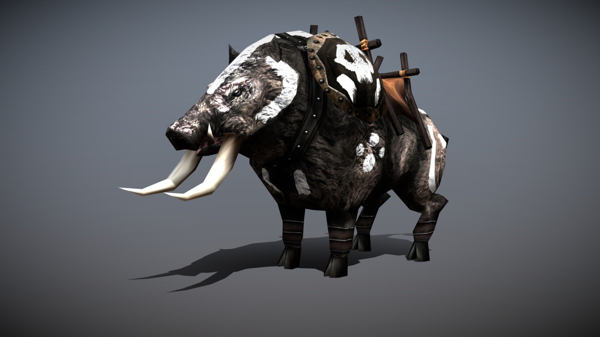 3DRT - fantasy mounts - Boar - 3D model by 3DRT.com [dab370b] - Sketchfab
