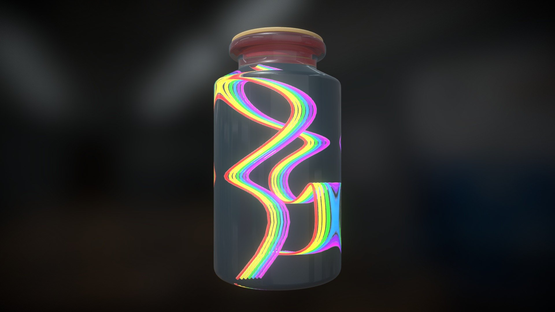 Rainbow In A Jar - Buy Royalty Free 3D model by AnshiNoWara [dab4354 ...
