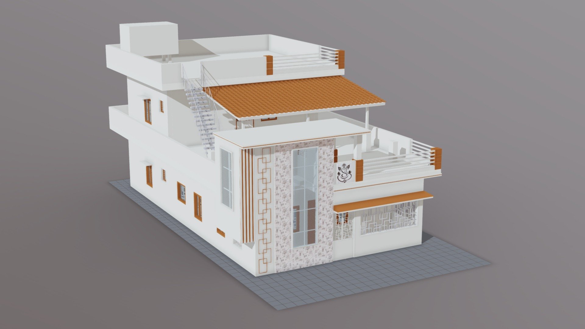 Home_2bhk_20_Jul_2024 - 3D model by cgcvss [dab49ee] - Sketchfab