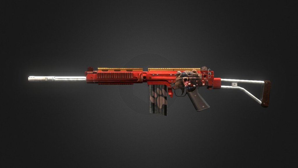 棕熊SA58 - 3D model by AoTian [dab51d4] - Sketchfab