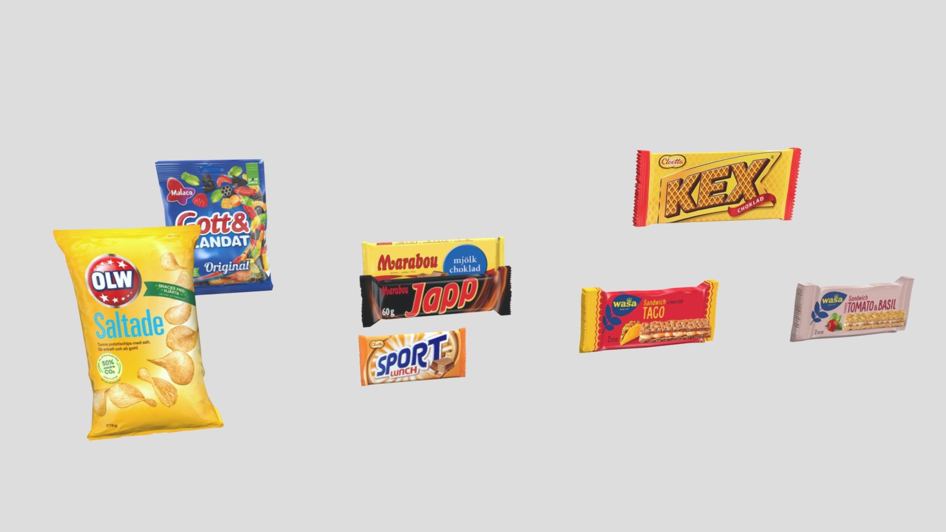 SwedishLowPolySnacks - Download Free 3D model by Anton.Kasian.Edberg ...