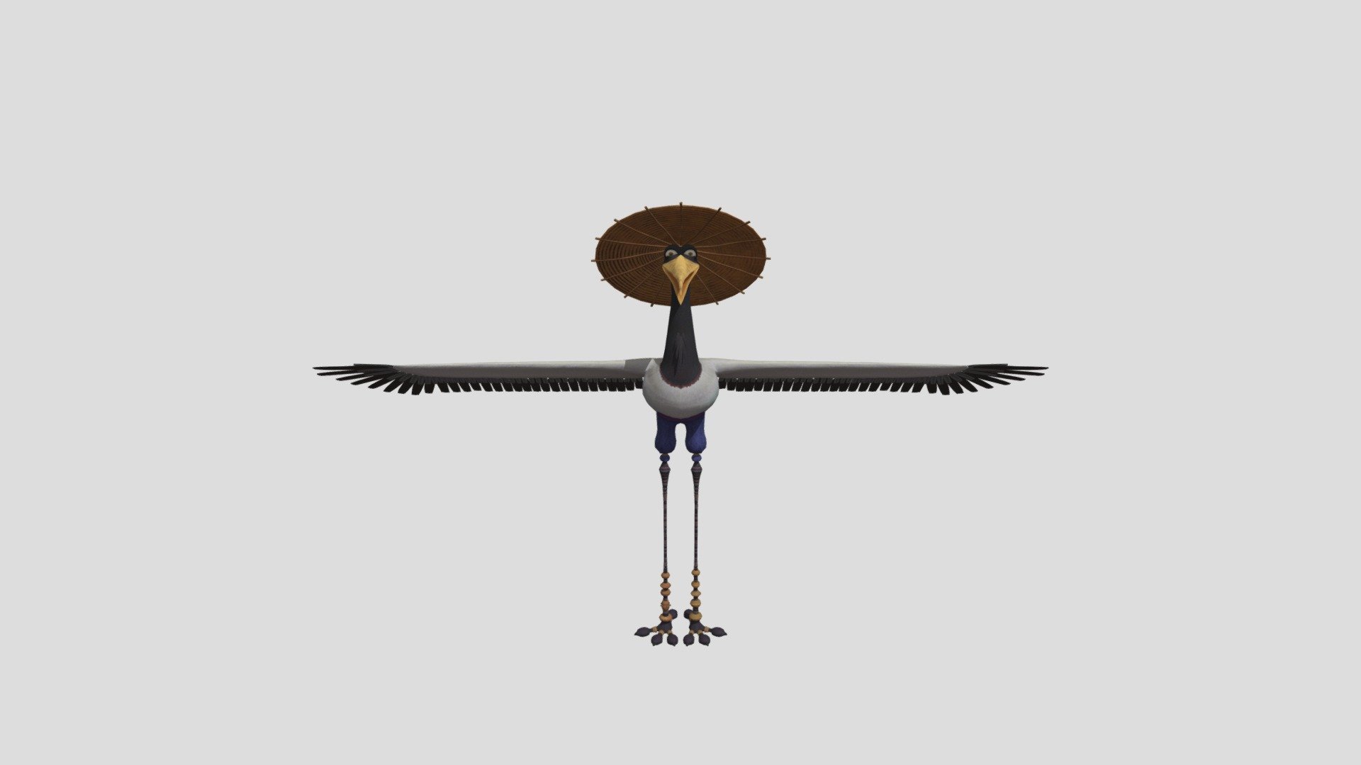 Crane (Kung Fu Panda Chi Master) - Download Free 3D model by Guilherme ...