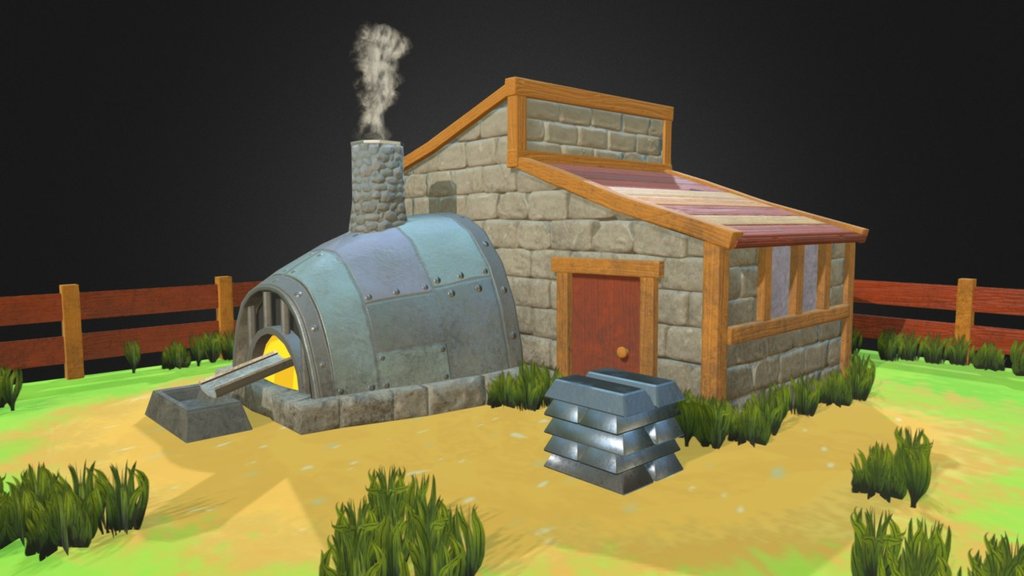 Iron melt - 3D model by felixkaropka [dab77bb] - Sketchfab