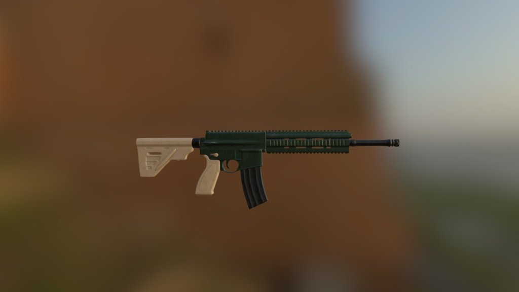 HK416 Final - 3D model by Chad Currie (@slip13420) [dab8d85] - Sketchfab