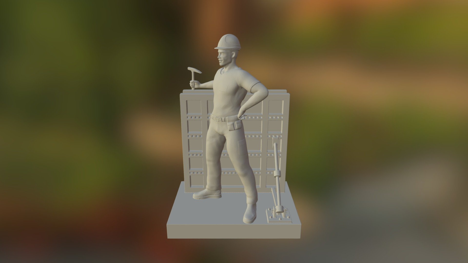 Worker - 3D model by viscocg [dab973e] - Sketchfab